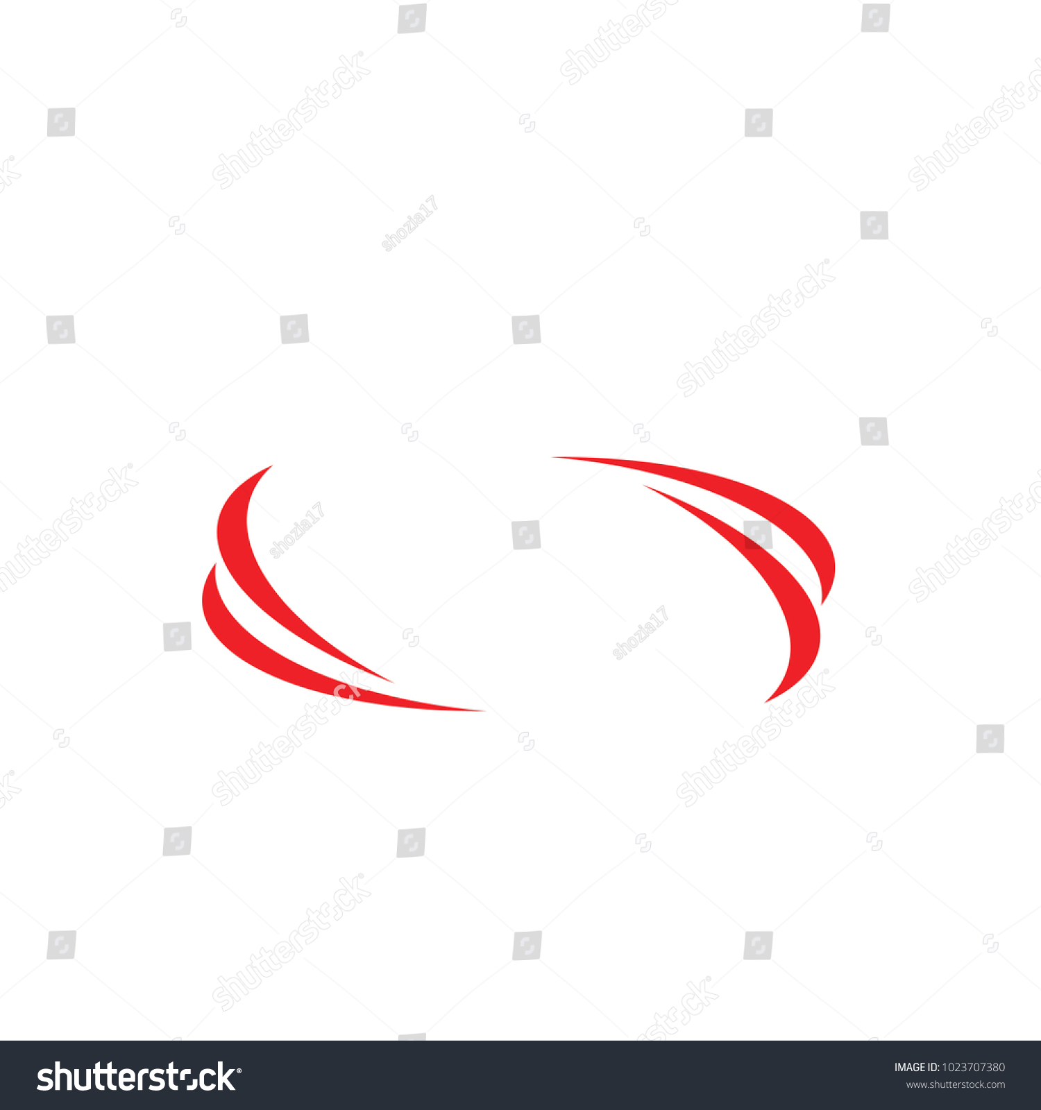 Template Oval Emblem Blank Stock Vector (Royalty Free) 1023707380