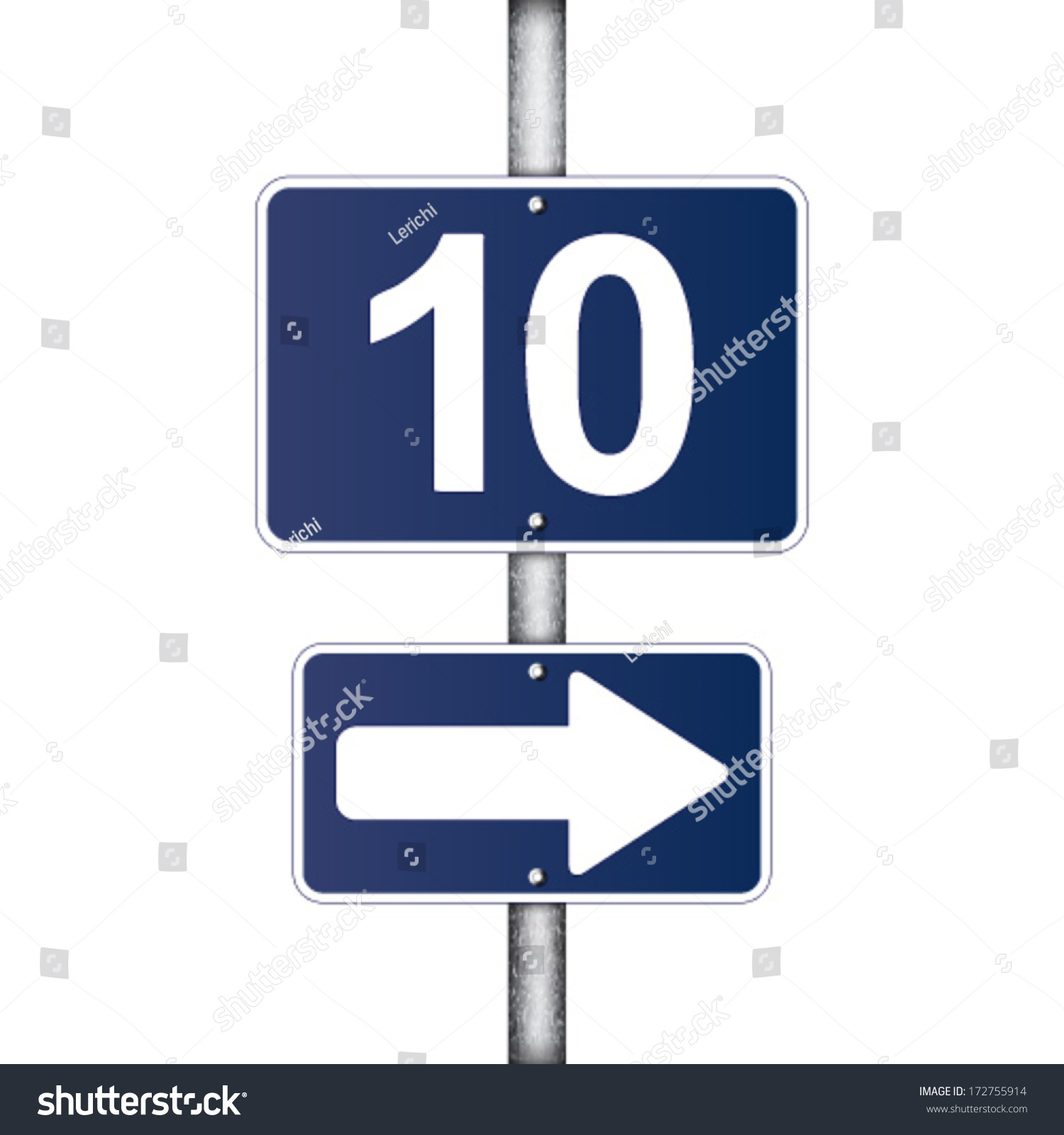Ten Kilometer Sign Stock Vector (Royalty Free) 172755914 | Shutterstock