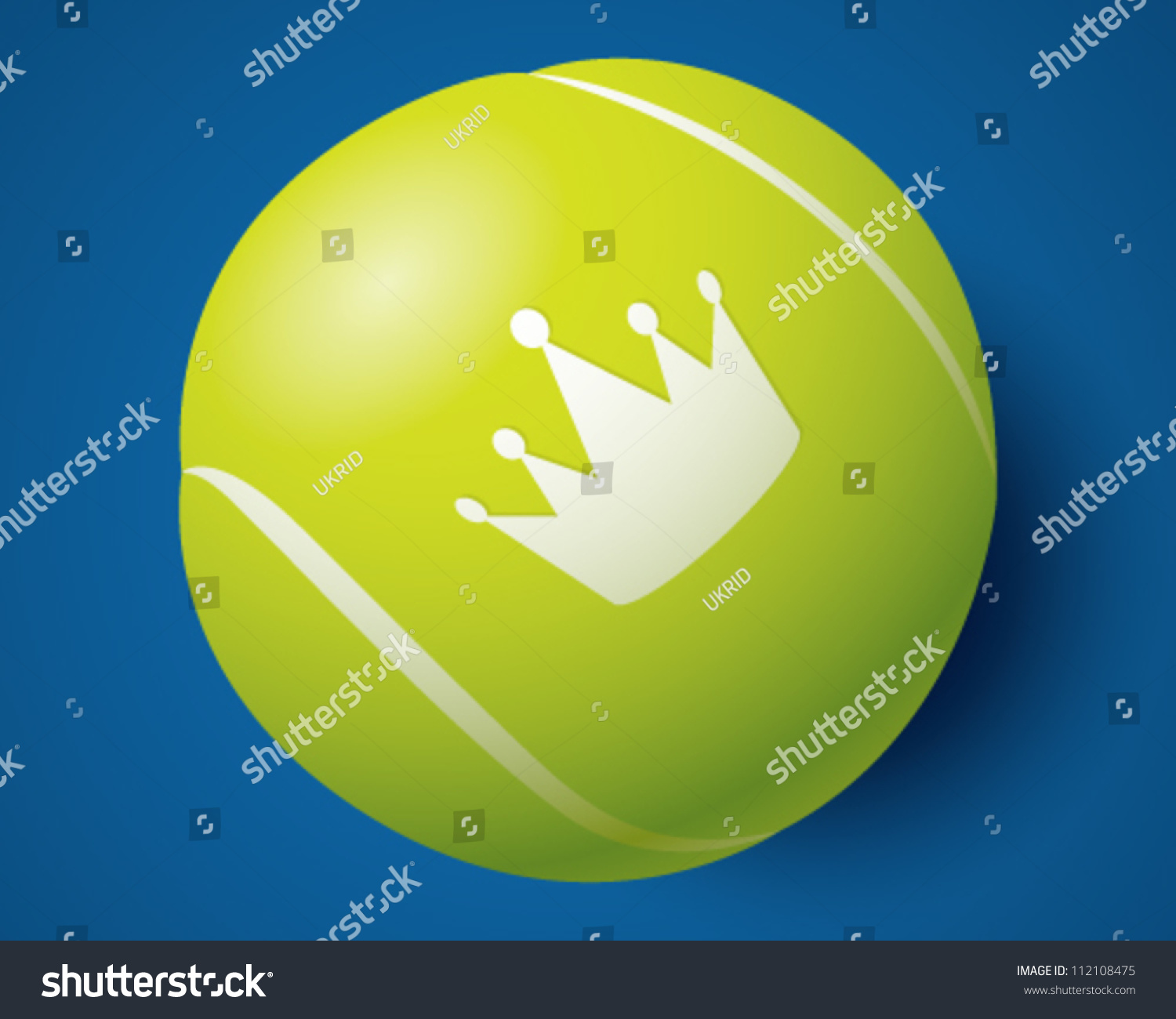 Tennis Ball Vector Stock Vector (Royalty Free) 112108475 | Shutterstock