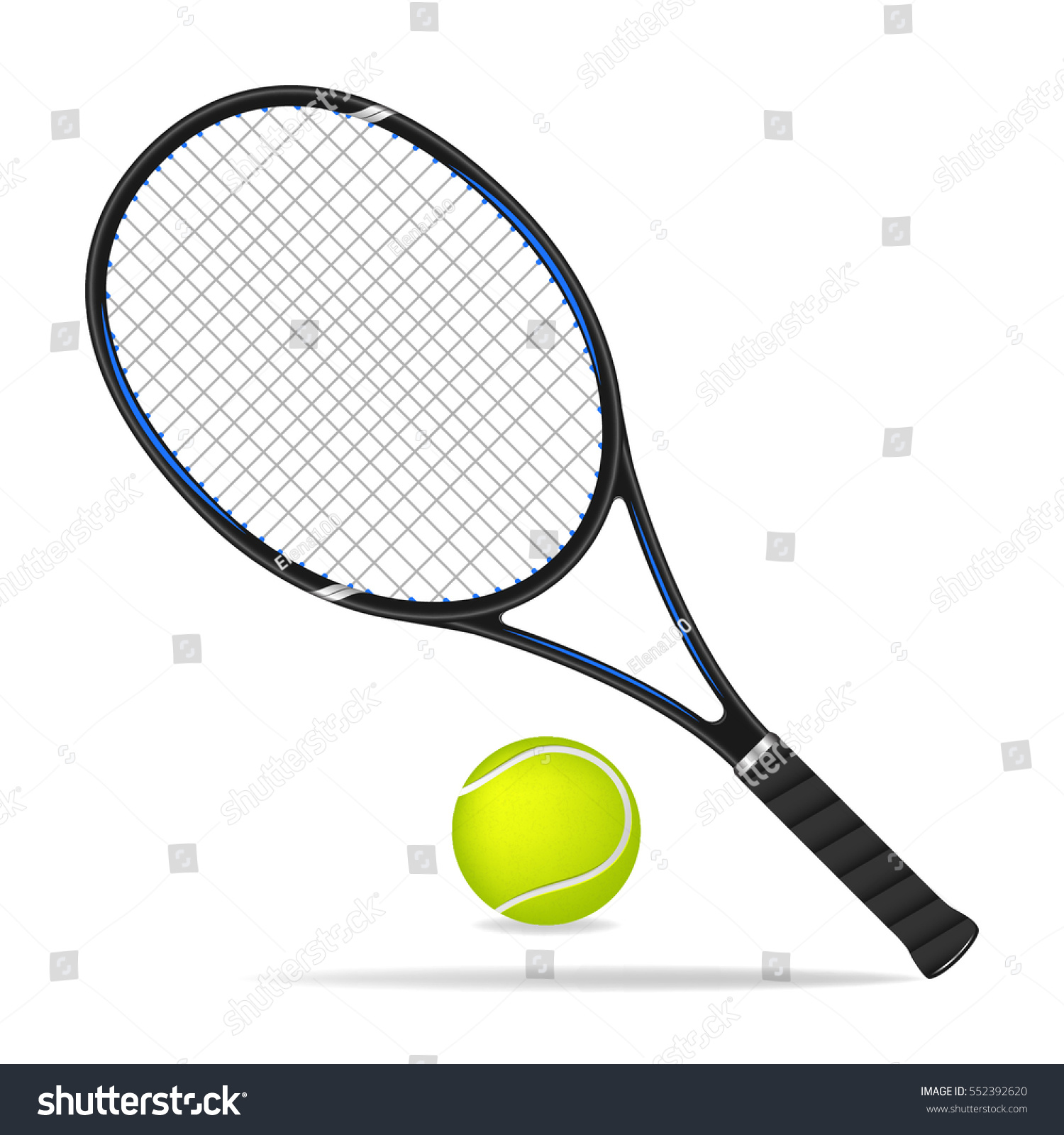 1,470 Tennis racket realistic illustration Images, Stock Photos ...