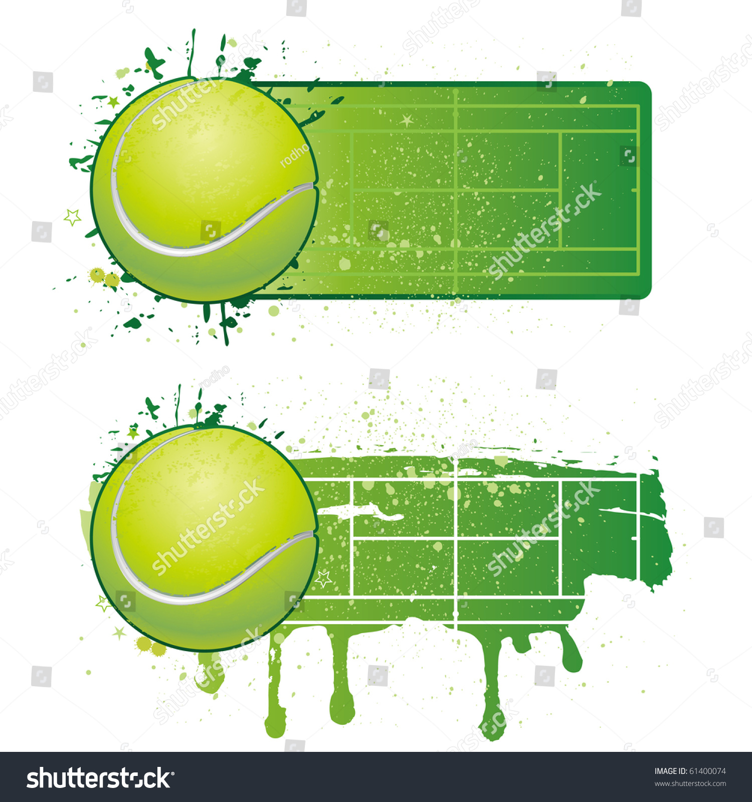 Tennis Sport Design Elements: vetor stock (livre de direitos) 61400074 ...