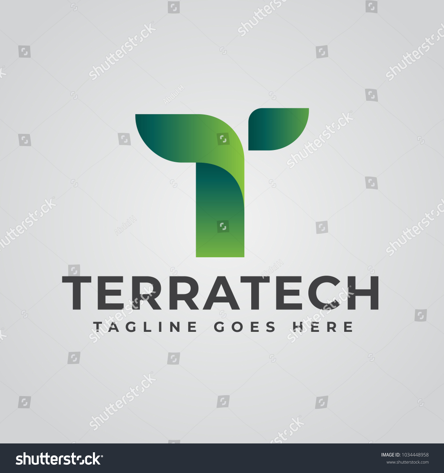 Terra Letter T Logo Vector: vector de stock (libre de regalías ...