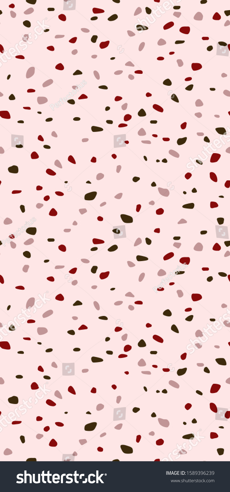 Terrazzo Vector Pattern Abstract Vertical Background Stock Vector ...