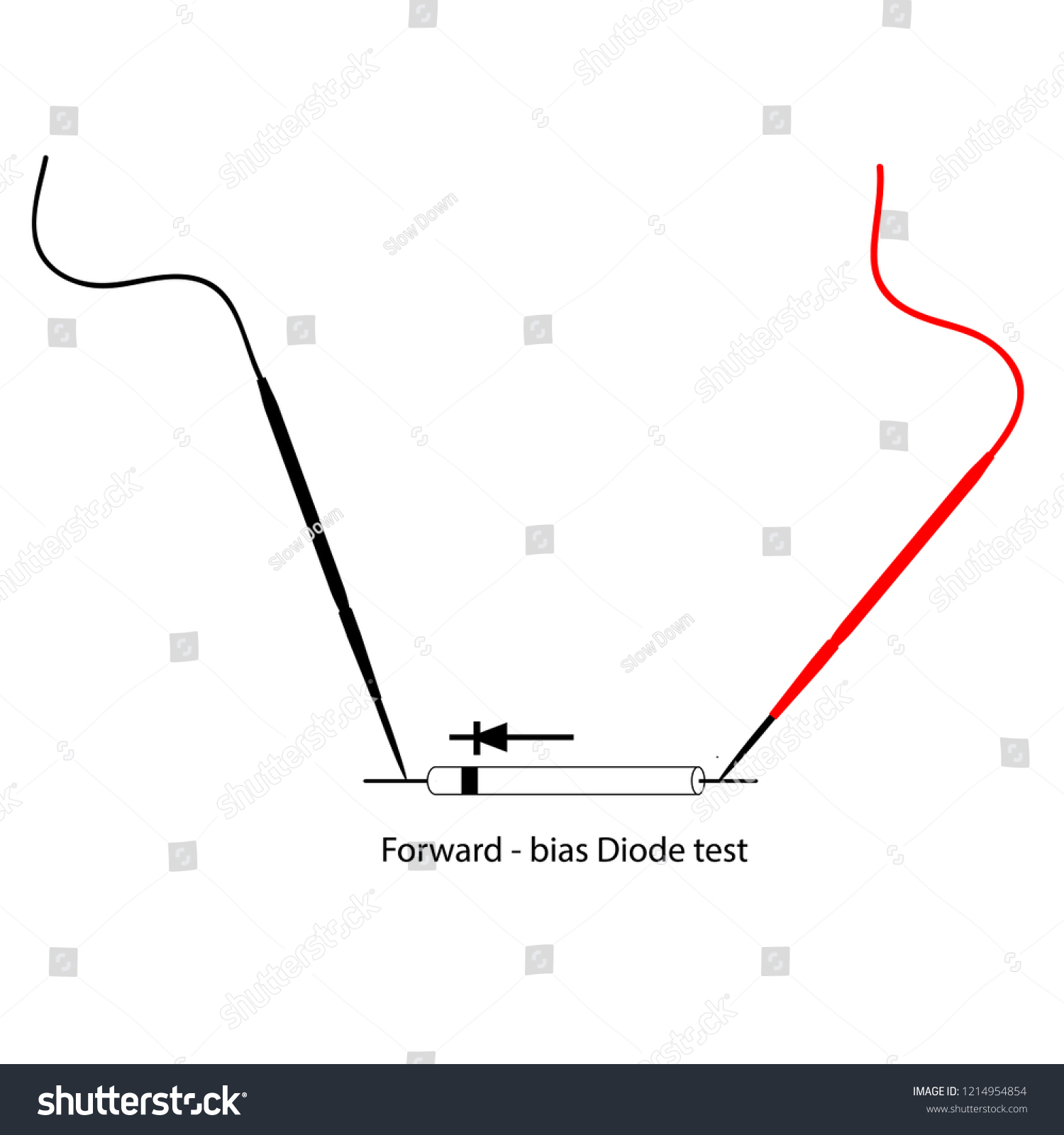 Test Forward Bias Diode Stock Vector (Royalty Free) 1214954854