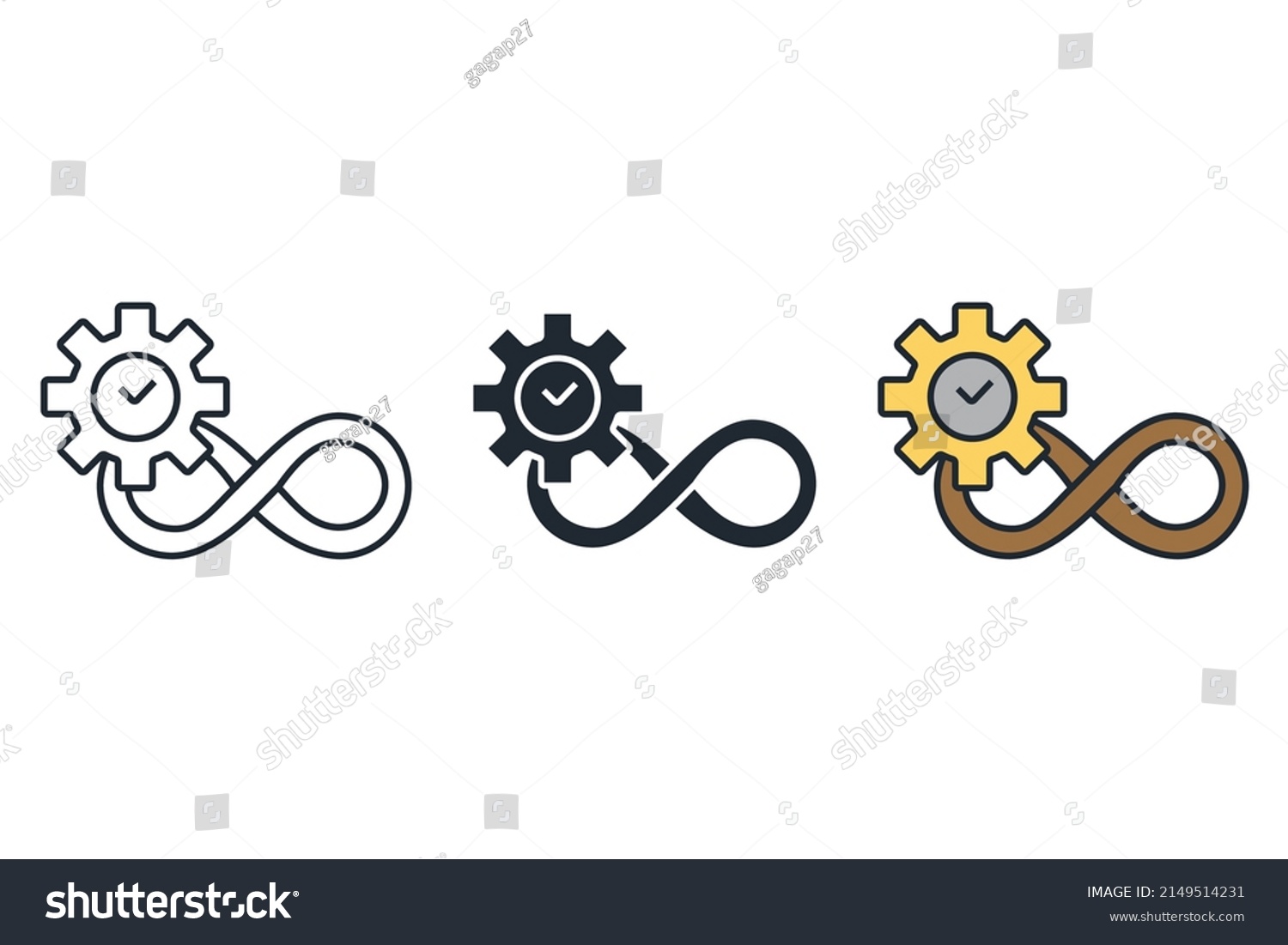 Test Icons Symbol Vector Elements Infographic Stock Vector (Royalty ...