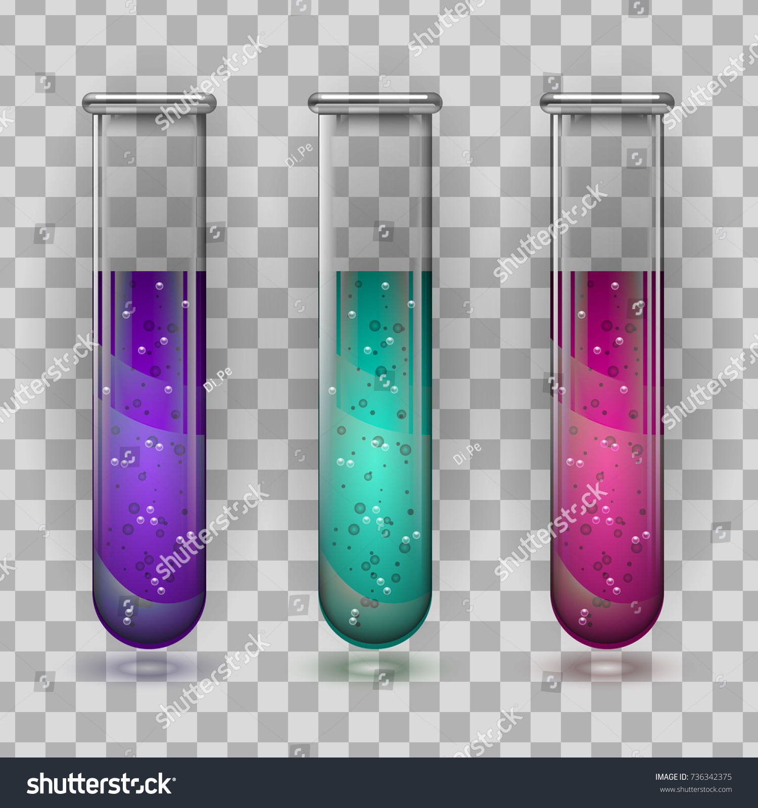 Test Tube Beaker Stock Vector (Royalty Free) 736342375 | Shutterstock