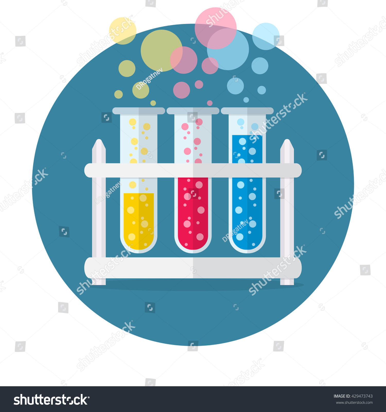 Test Tubes Bubbling Sparkling Liquid Science Stock Vector 429473743 ... Test Tubes Bubbling Sparkling Liquid Science Stock Vector 429473743 ...