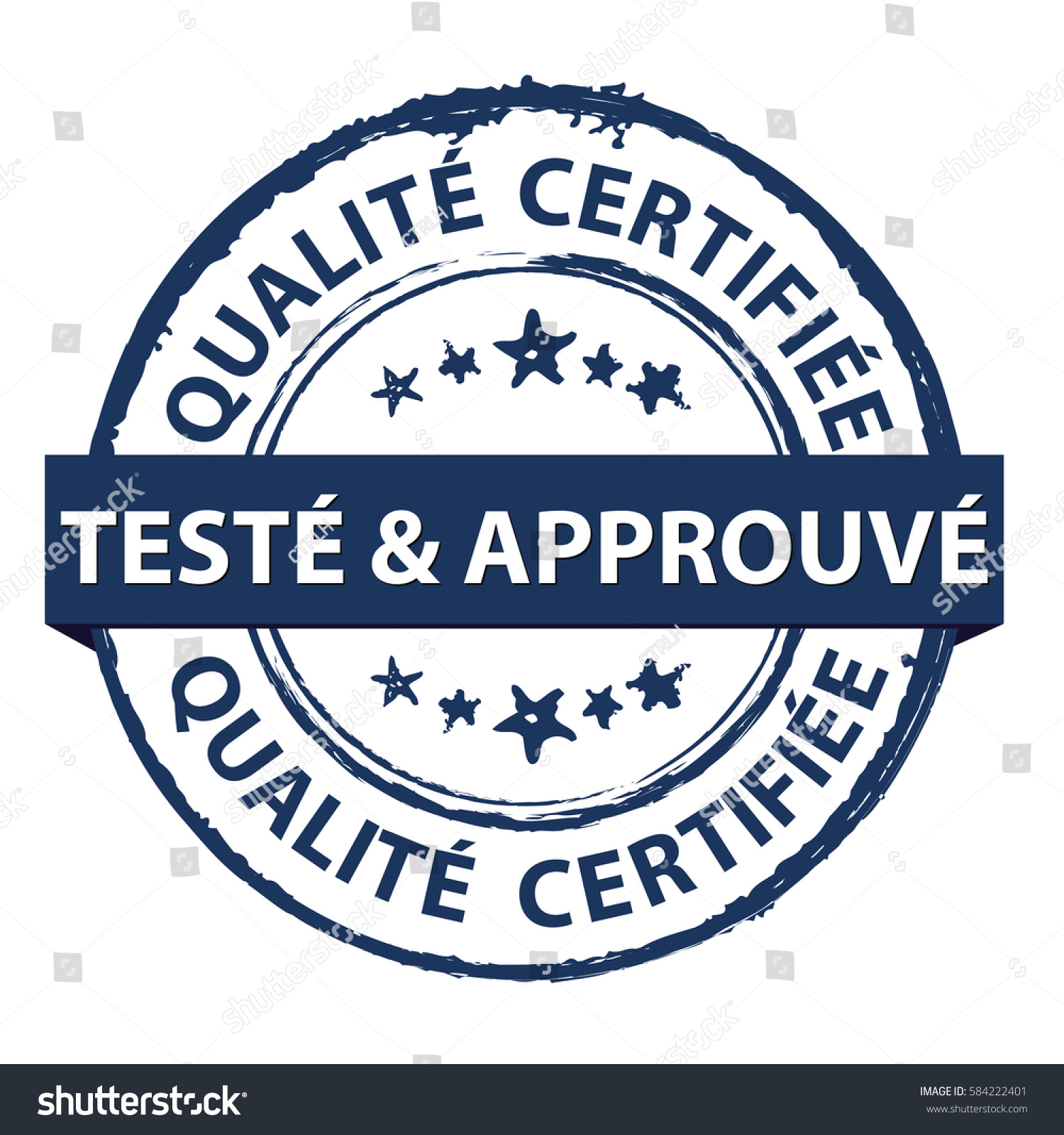 Tested Approved Quality Certified French Sticker Stock Vector (Royalty ... Tested Approved Quality Certified French Sticker Stock Vector (Royalty ...