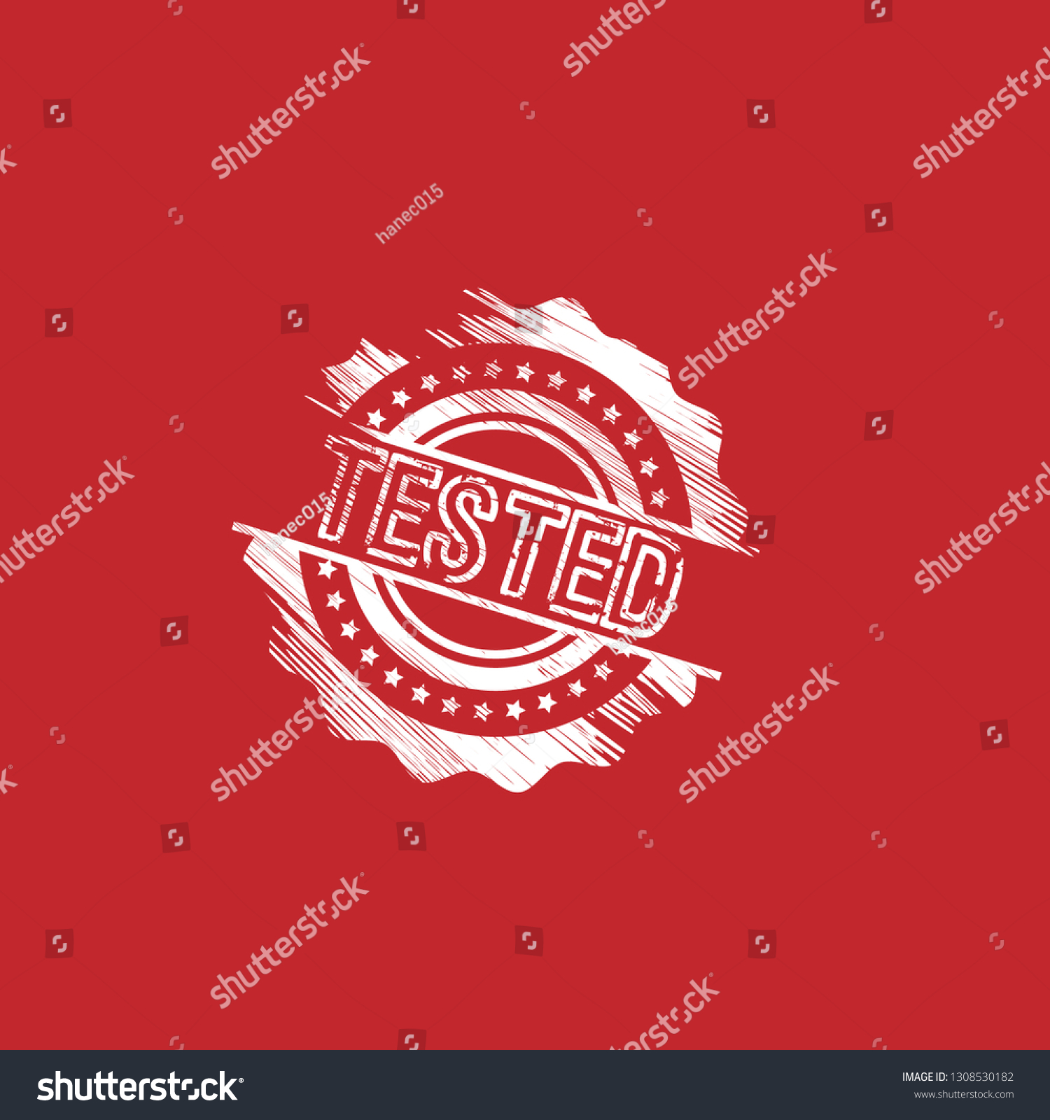 Tested Rubber Stamp Stock Vector (Royalty Free) 1308530182 | Shutterstock