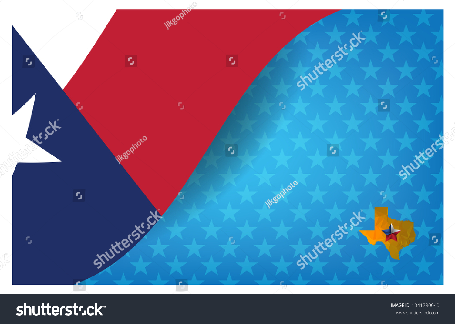 Texas Flag Map Star Background Stock Vector (Royalty Free) 1041780040 ...