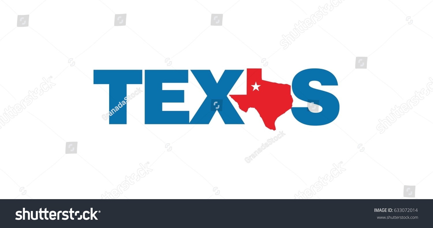 Texas Letter Stock Vector (Royalty Free) 633072014