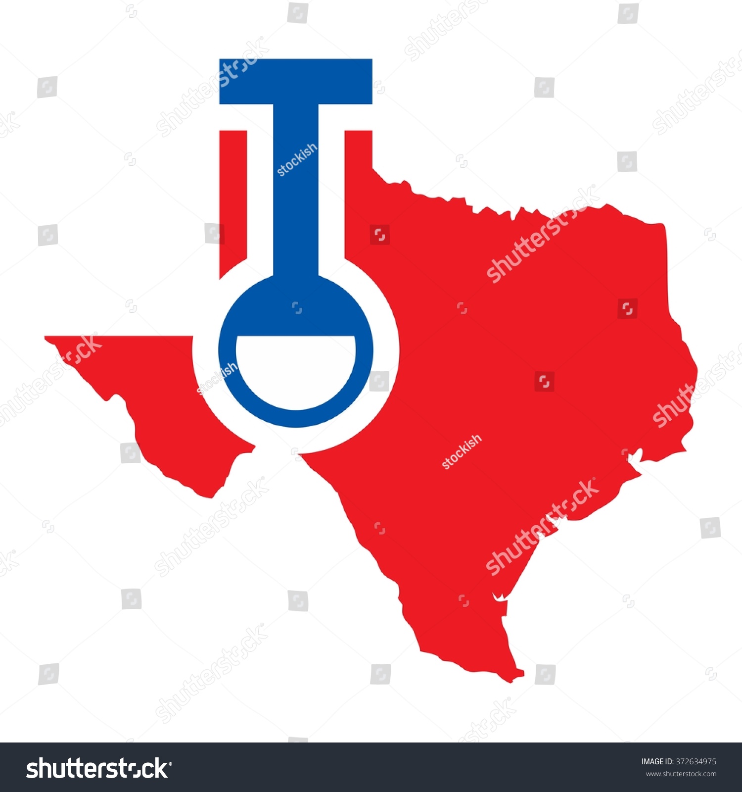Texas Logo Vector Laboratory Logo Science Stock Vector (Royalty Free ...