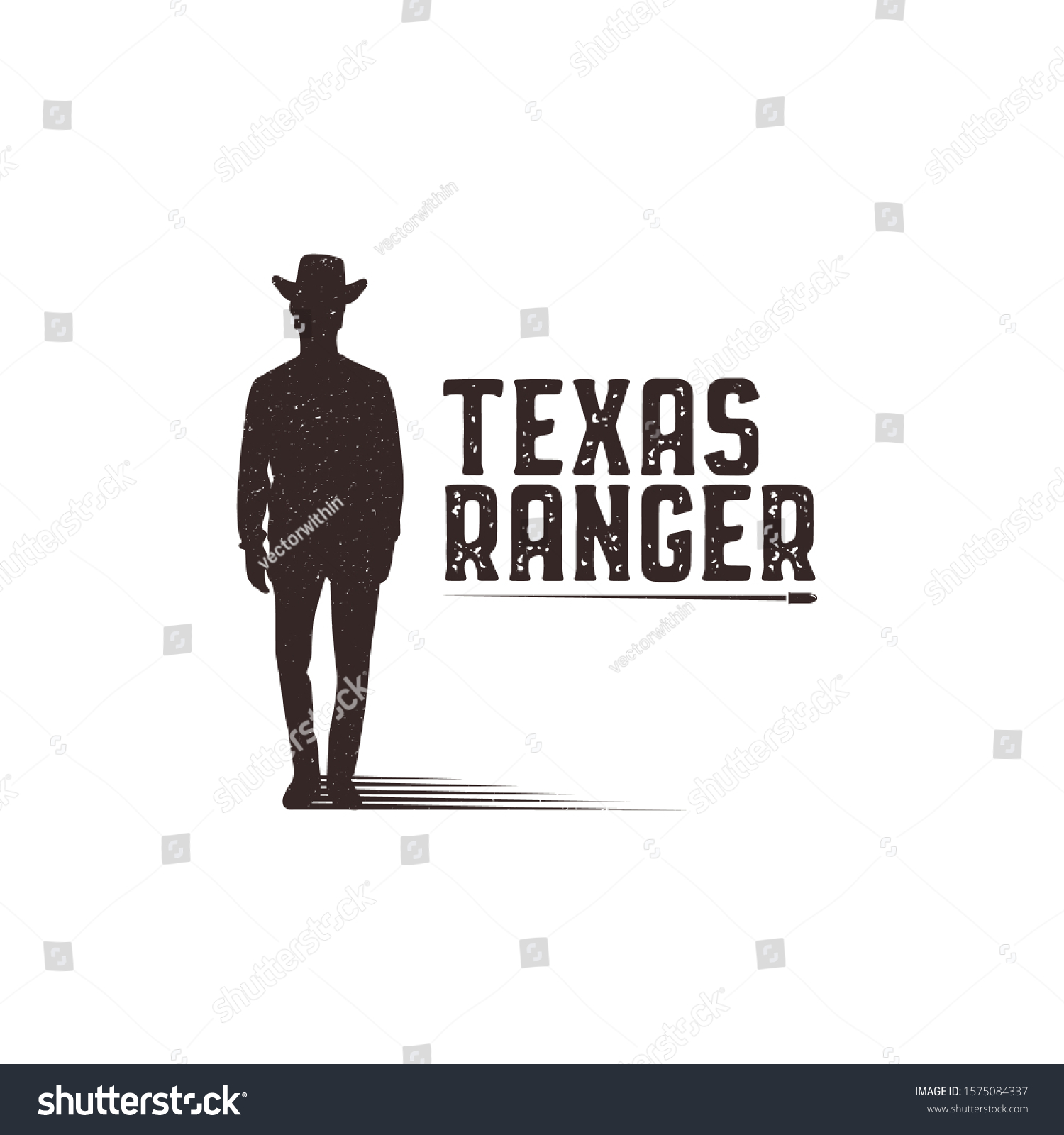 Texas Ranger Vector Logo Template: เวกเตอร์สต็อก (ปลอดค่าลิขสิทธิ์ ...