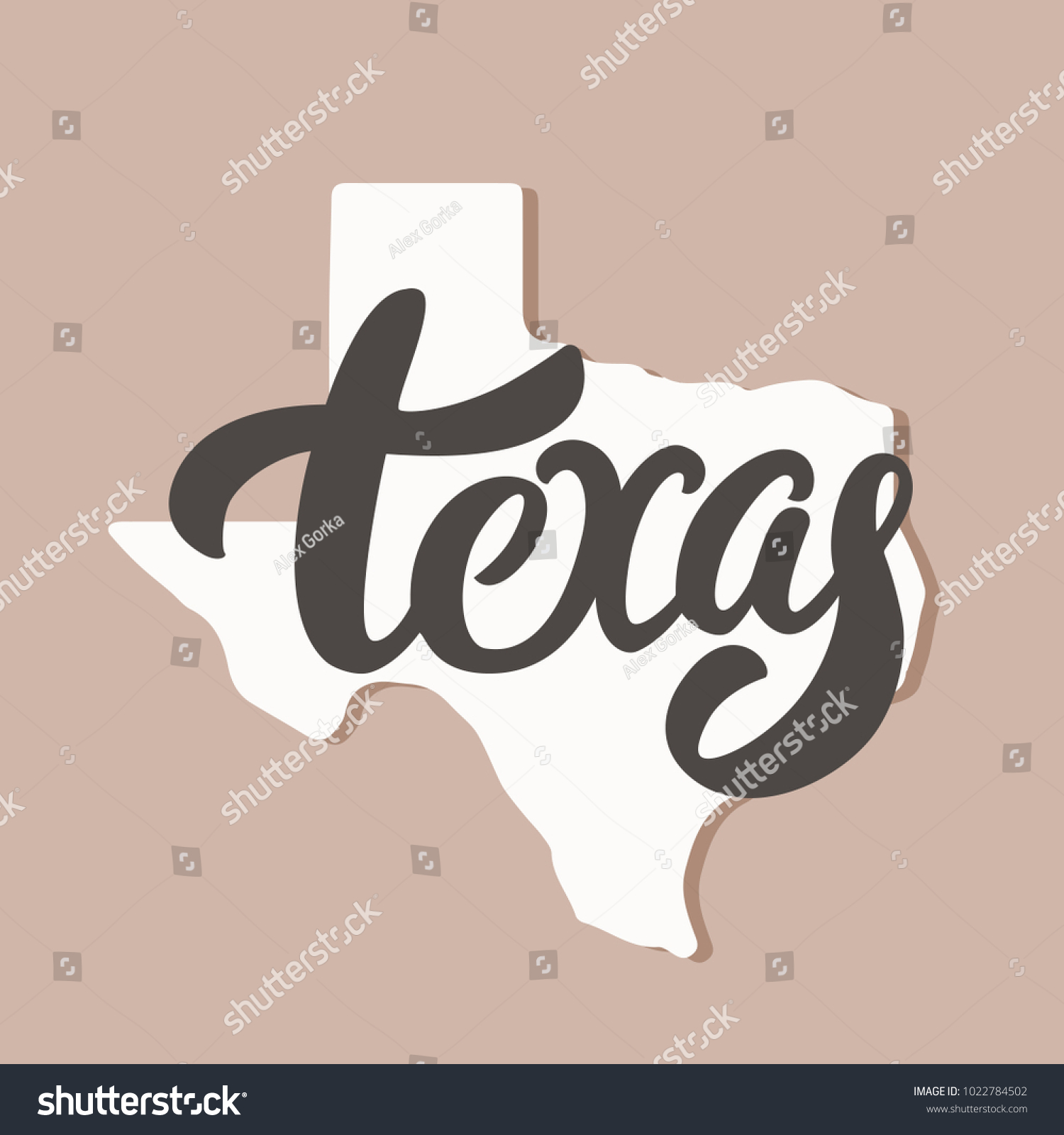 Texas State Lettering Vector Map: เวกเตอร์สต็อก (ปลอดค่าลิขสิทธิ์ ...