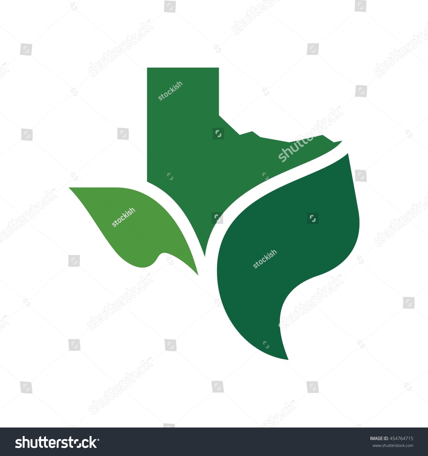 Texas Vector Ecology Logo Stock Vector (Royalty Free) 454764715 ...