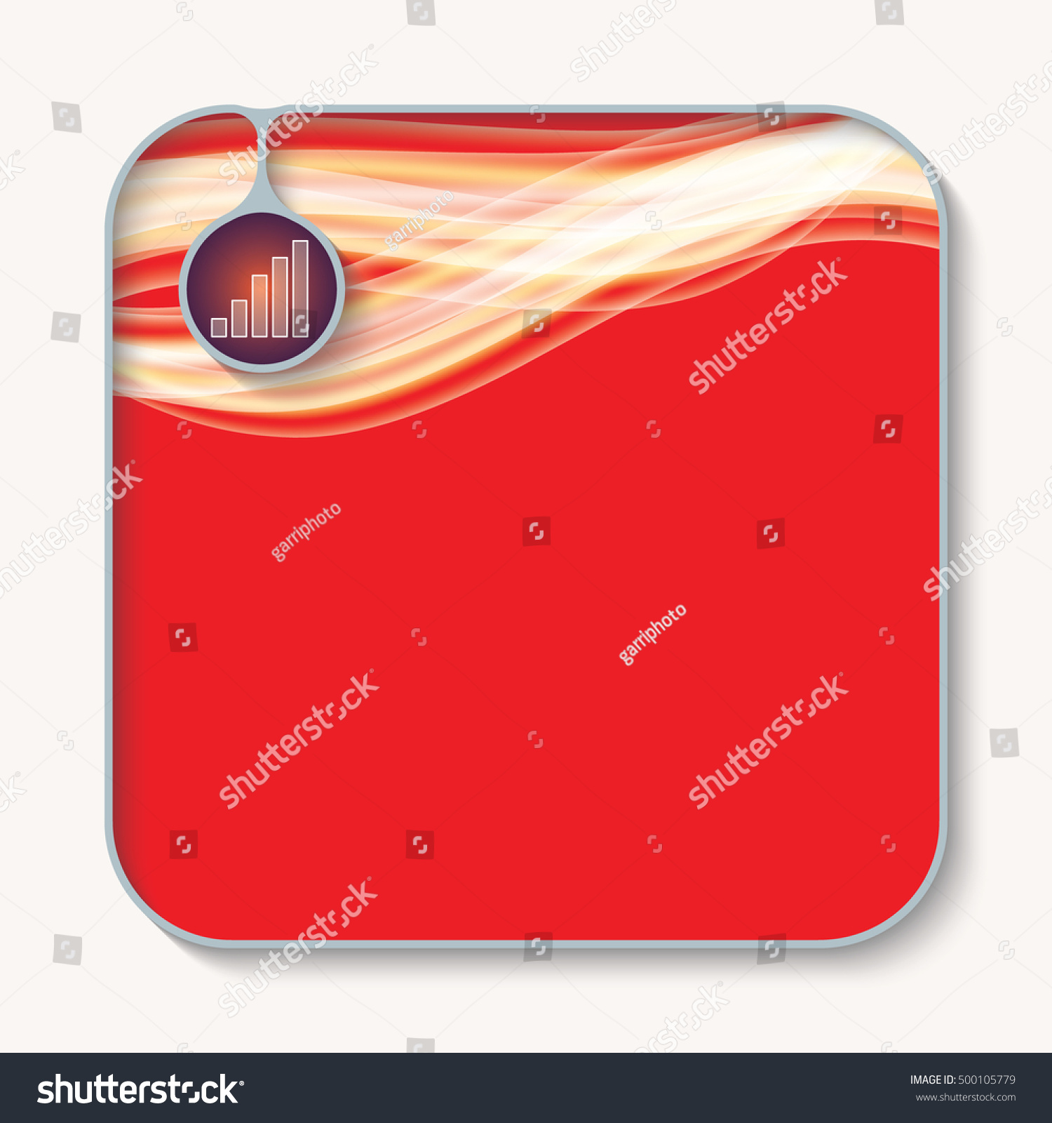 Text Box Fill Your Text Chart: vector de stock (libre de regalías ...