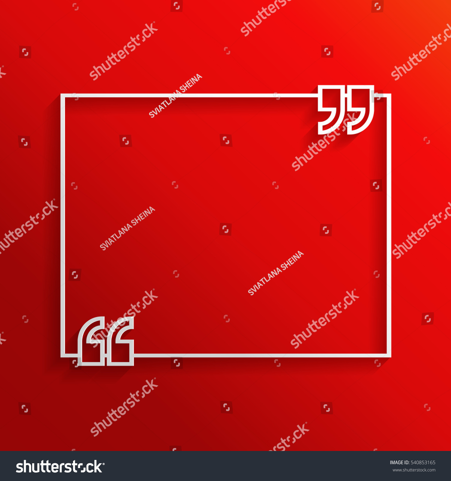 Text Quote Symbol Stock Vector (Royalty Free) 540853165