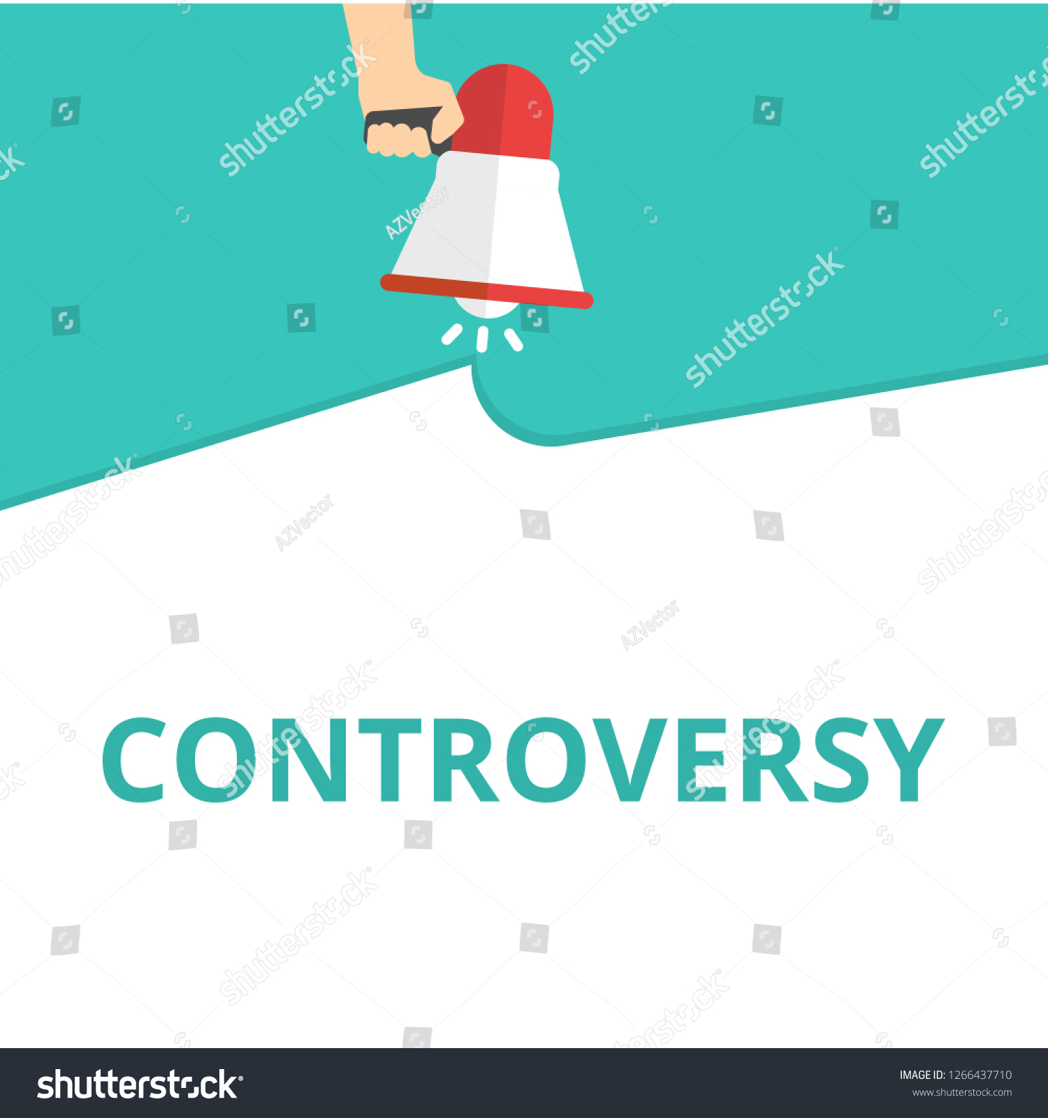 Text Writing Controversy Vector Illustration Stock Vector (Royalty Free ...
