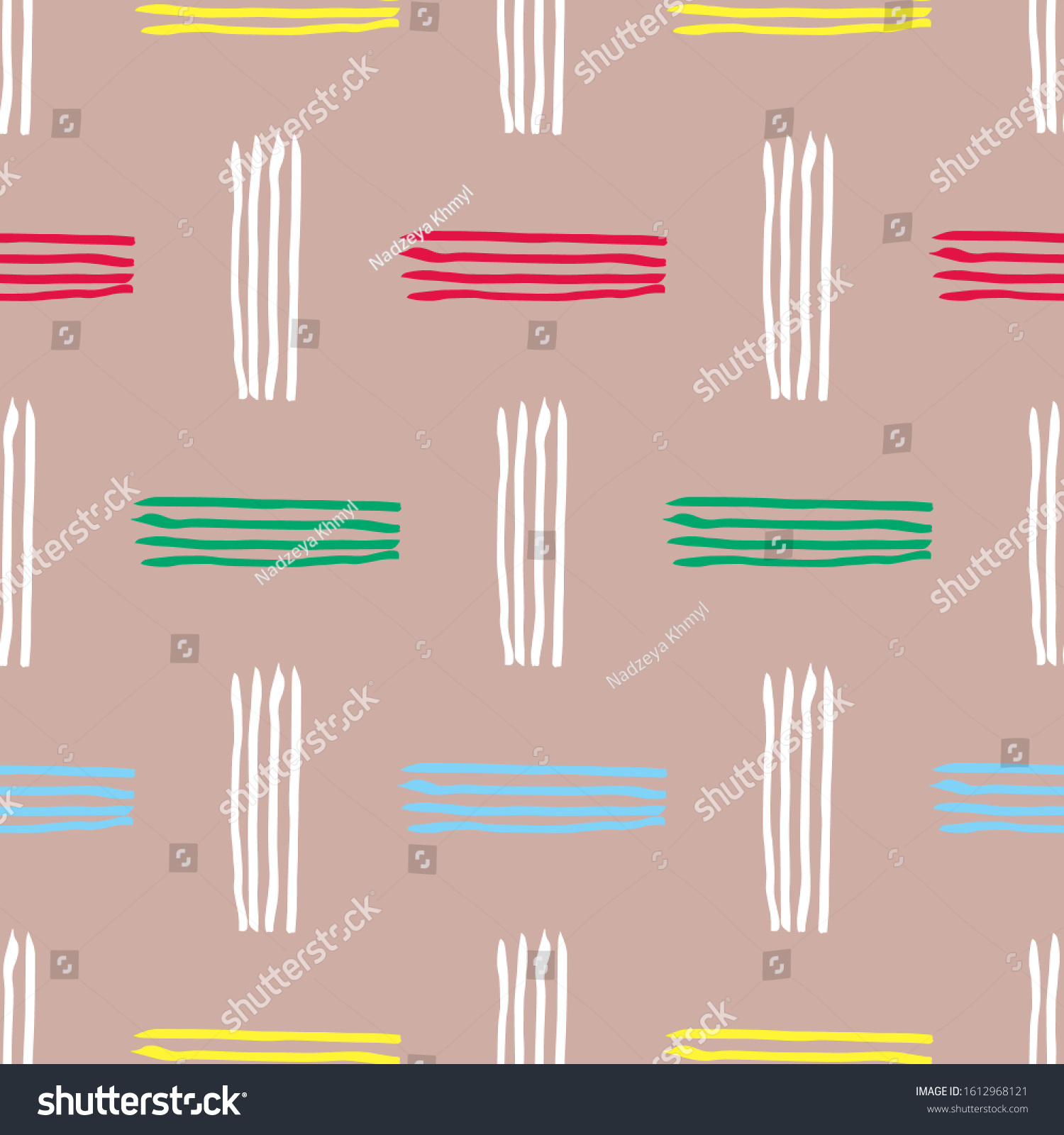 Texture Brush Stroke Horizontal Vertical Stripes: vector de stock ...