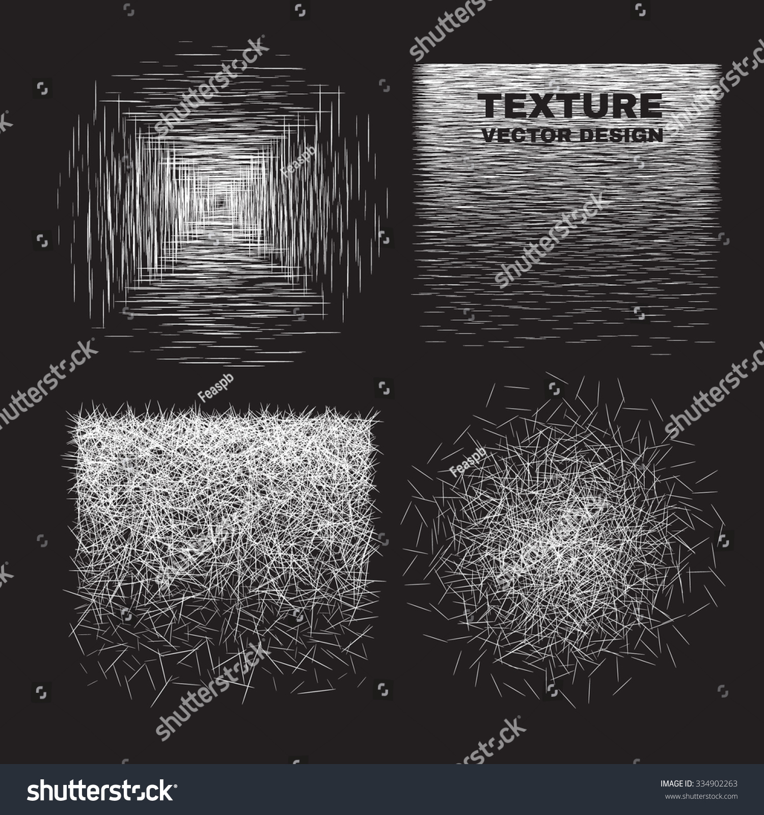 Texture Effect Collection Grunge Design Vector Stock Vector (Royalty ...