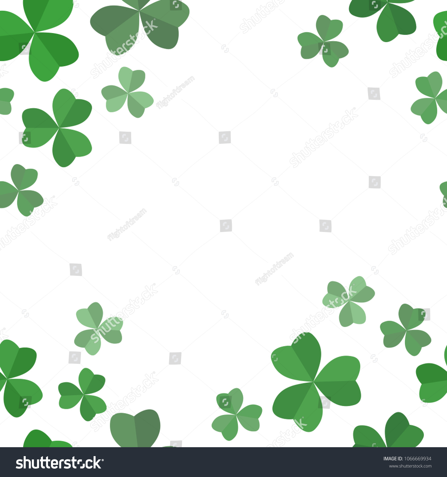 Texture Shamrock Stock Vector (Royalty Free) 1066669934 | Shutterstock
