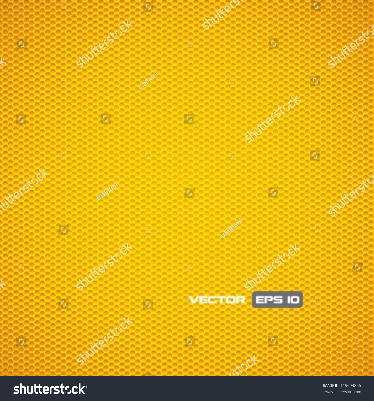 Texture Yellow Metal Grid Stock Vector (Royalty Free) 119694856