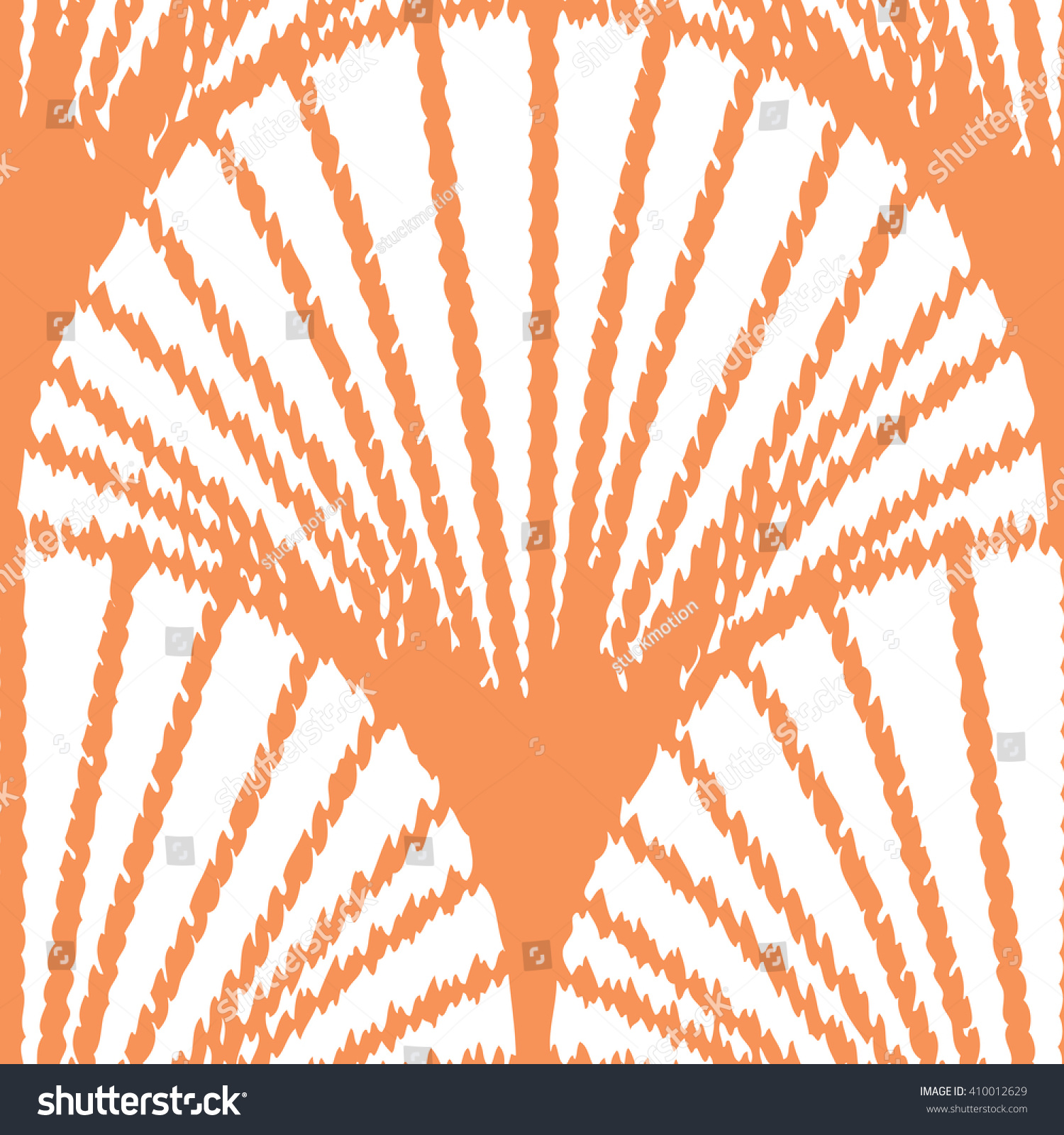 Textured Scallop Fan Pattern Seamless Vector Stock Vector (Royalty Free ...