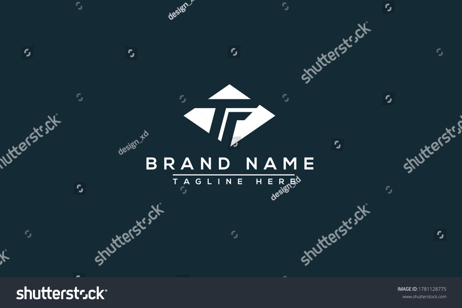 Tf Logo Design Template Vector Graphic: เวกเตอร์สต็อก (ปลอดค่าลิขสิทธิ์ ...