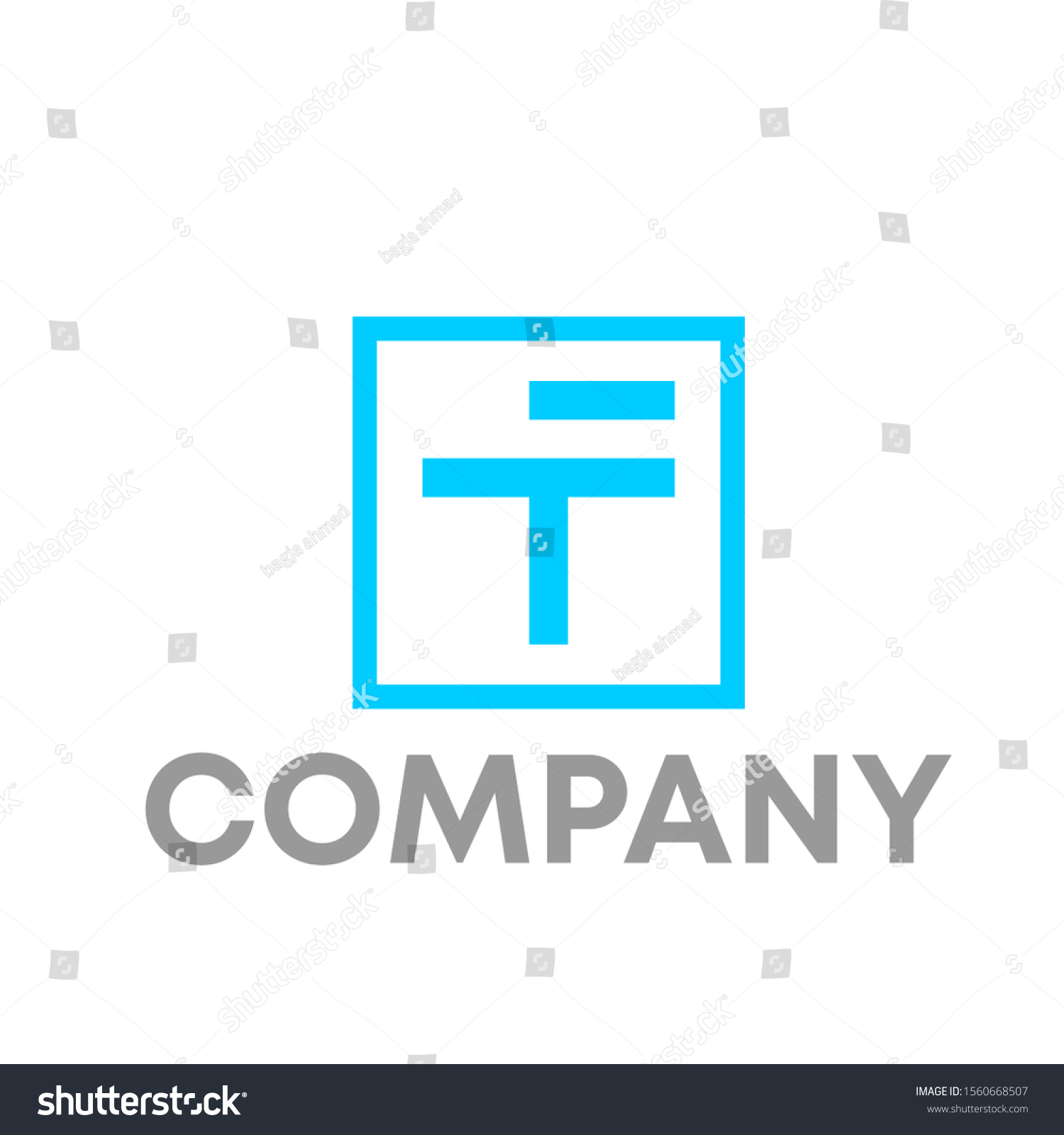 Tf Logo Vector Design Template Stock Vector (Royalty Free) 1560668507 ...
