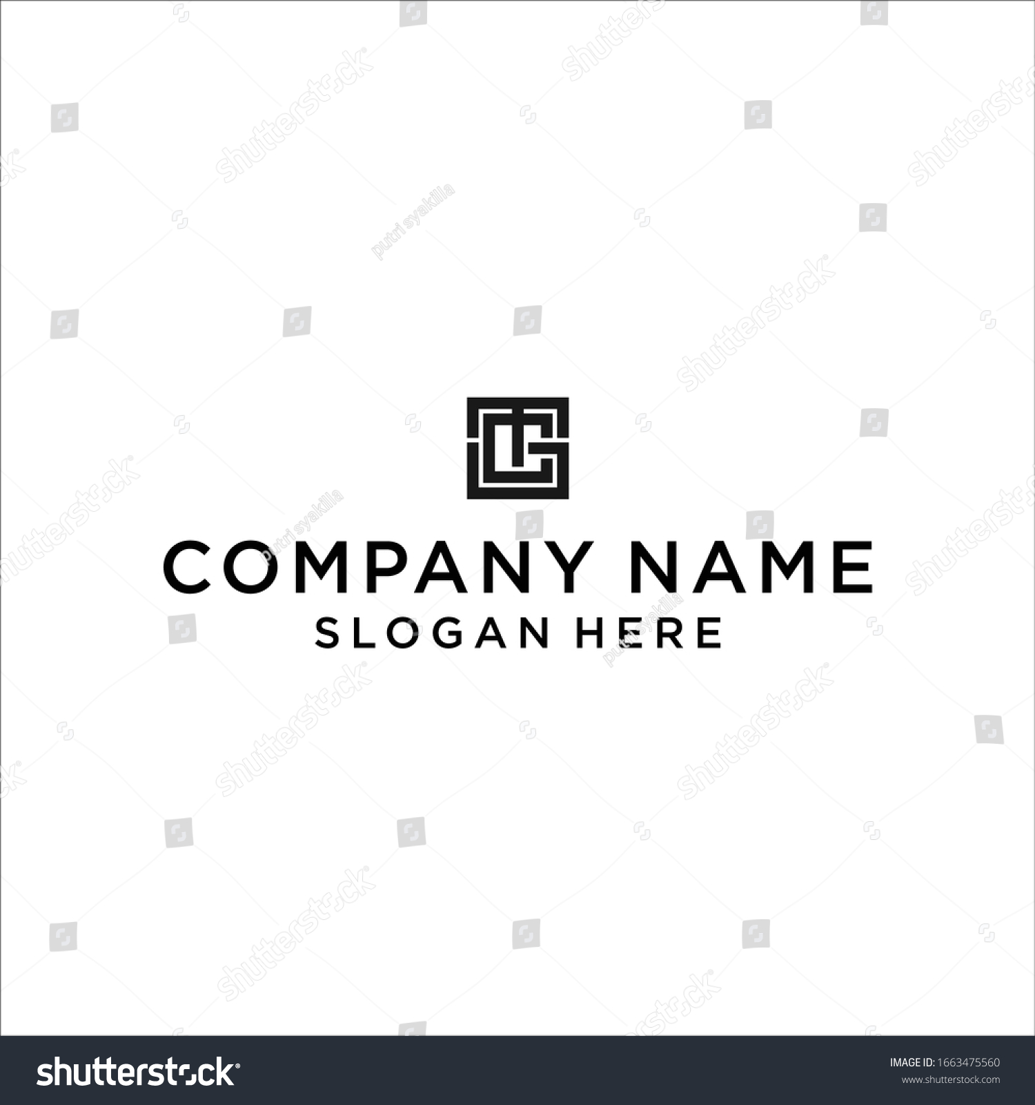 Tgc Logo Icon Design Vector Stock Vector (Royalty Free) 1663475560