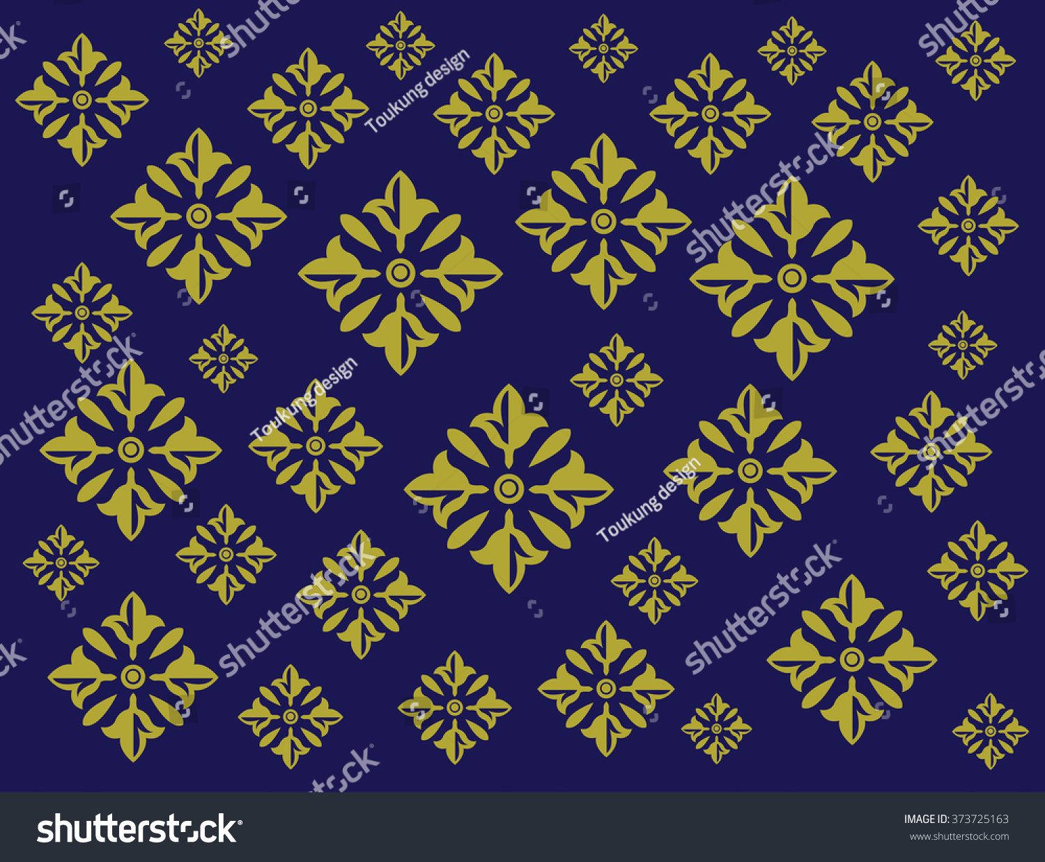 Thai Art Background Stock Vector (Royalty Free) 373725163 | Shutterstock