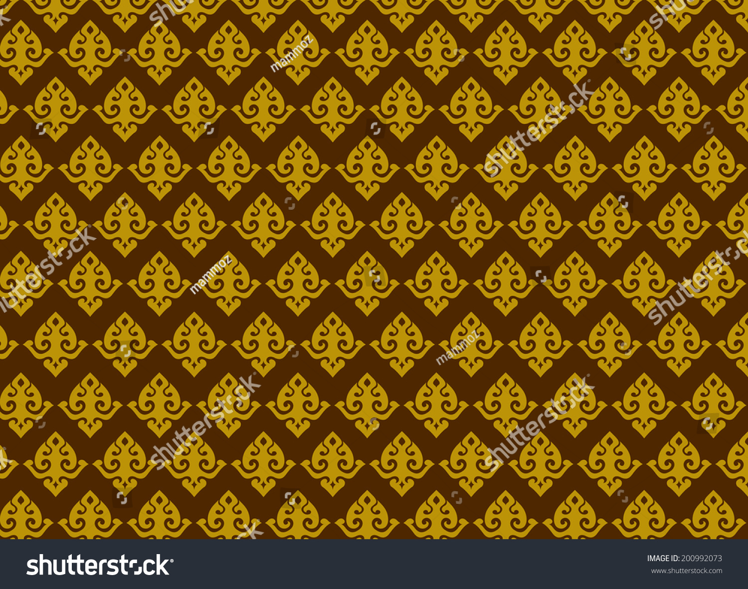 Thai Art Background Vector: เวกเตอร์สต็อก (ปลอดค่าลิขสิทธิ์) 200992073 ...