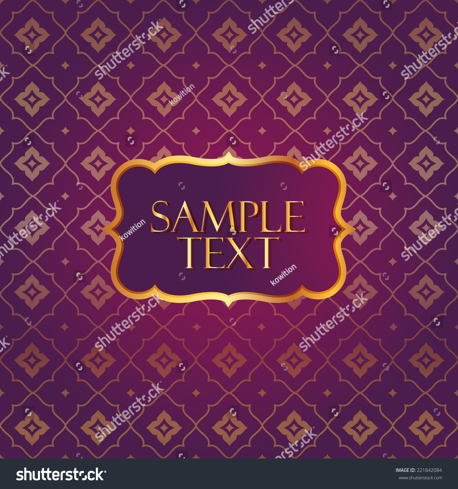 Thai Art Background Vector เวกเตอร์สต็อก ปลอดค่าลิขสิทธิ์ 221842084