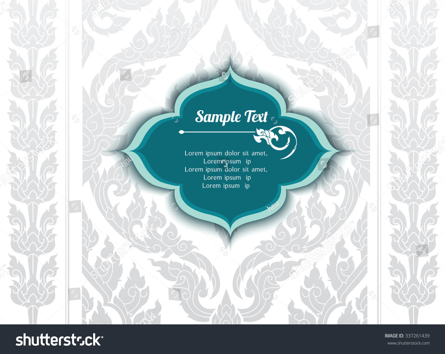 Thai Art Background Vector: เวกเตอร์สต็อก (ปลอดค่าลิขสิทธิ์) 337261439 ...