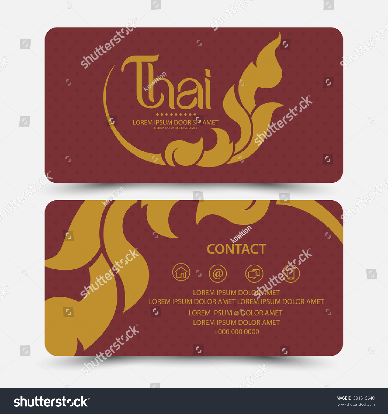 916 Thai name card 이미지, 스톡 사진 및 벡터 | Shutterstock