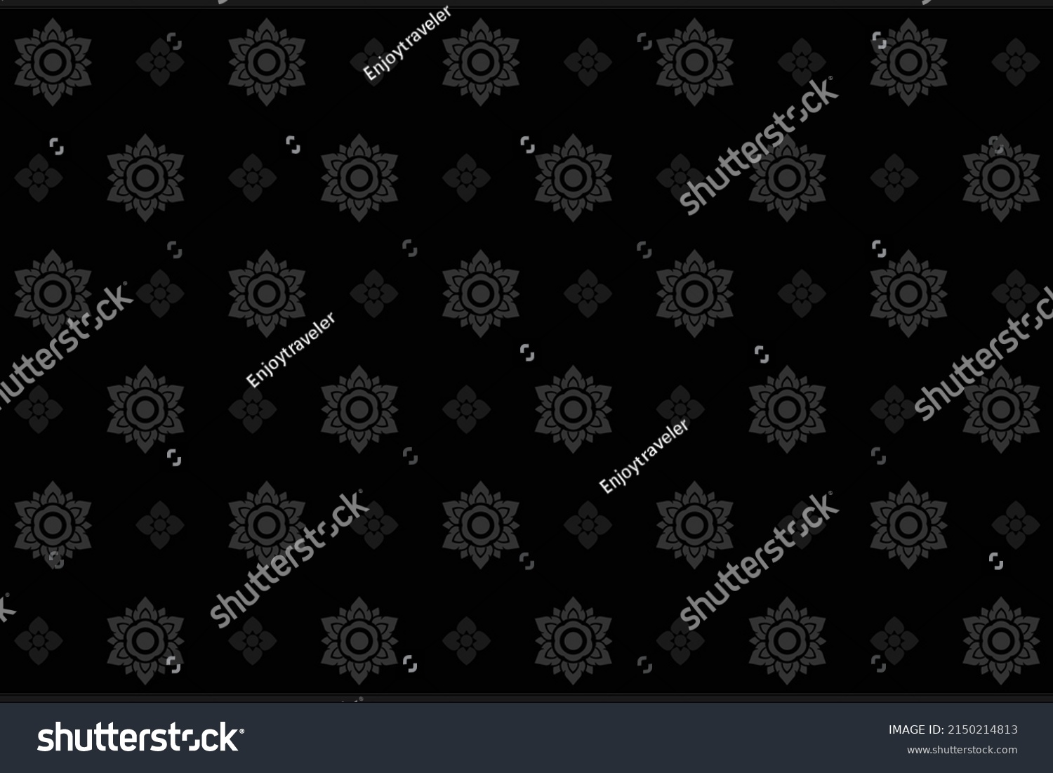 Thai Art Pattern Vector Illustrator Template Stock Vector (Royalty Free ...
