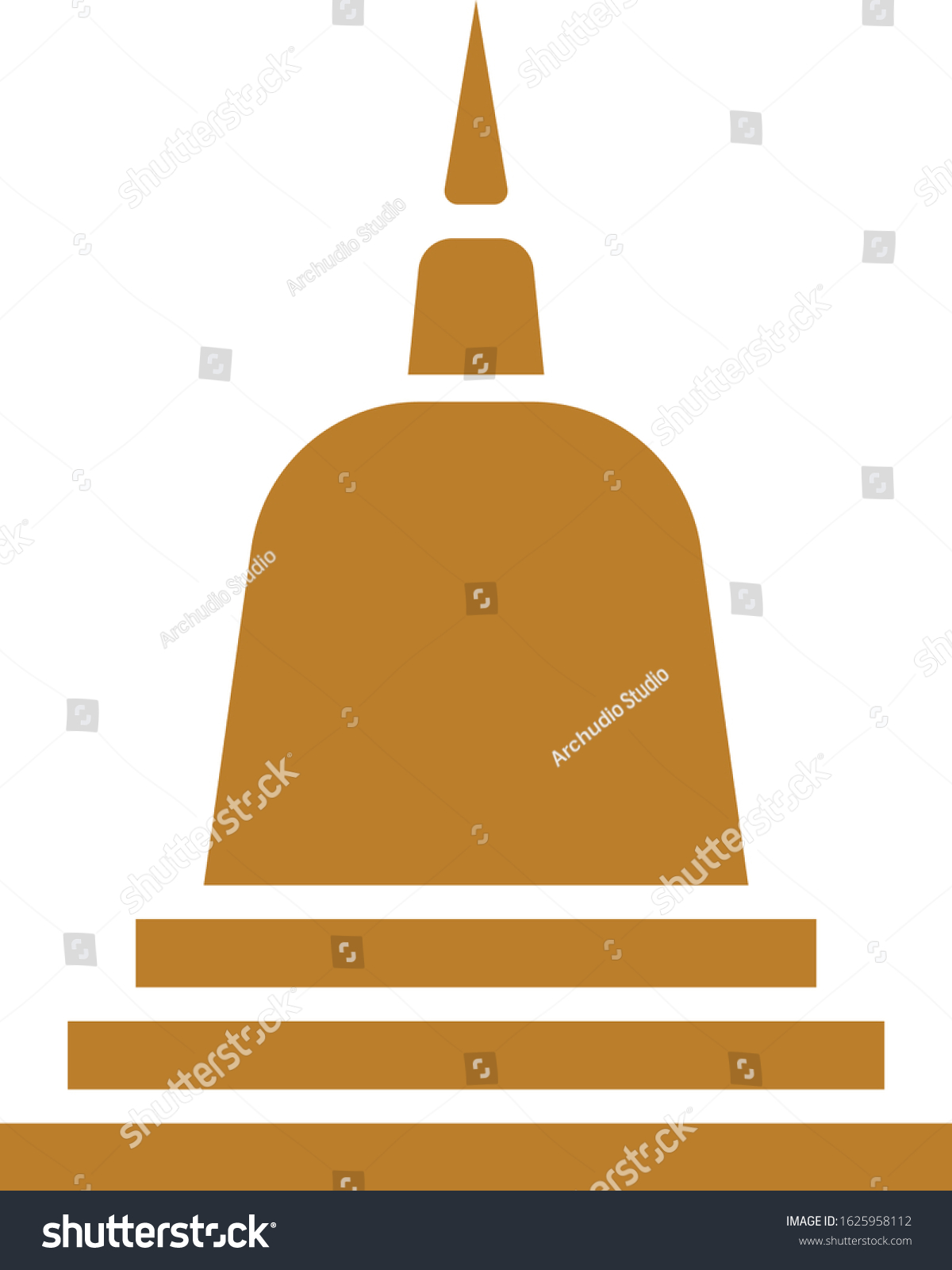 Thai Buddhist Temple Symbol Vector 库存矢量图（免版税）1625958112 | Shutterstock