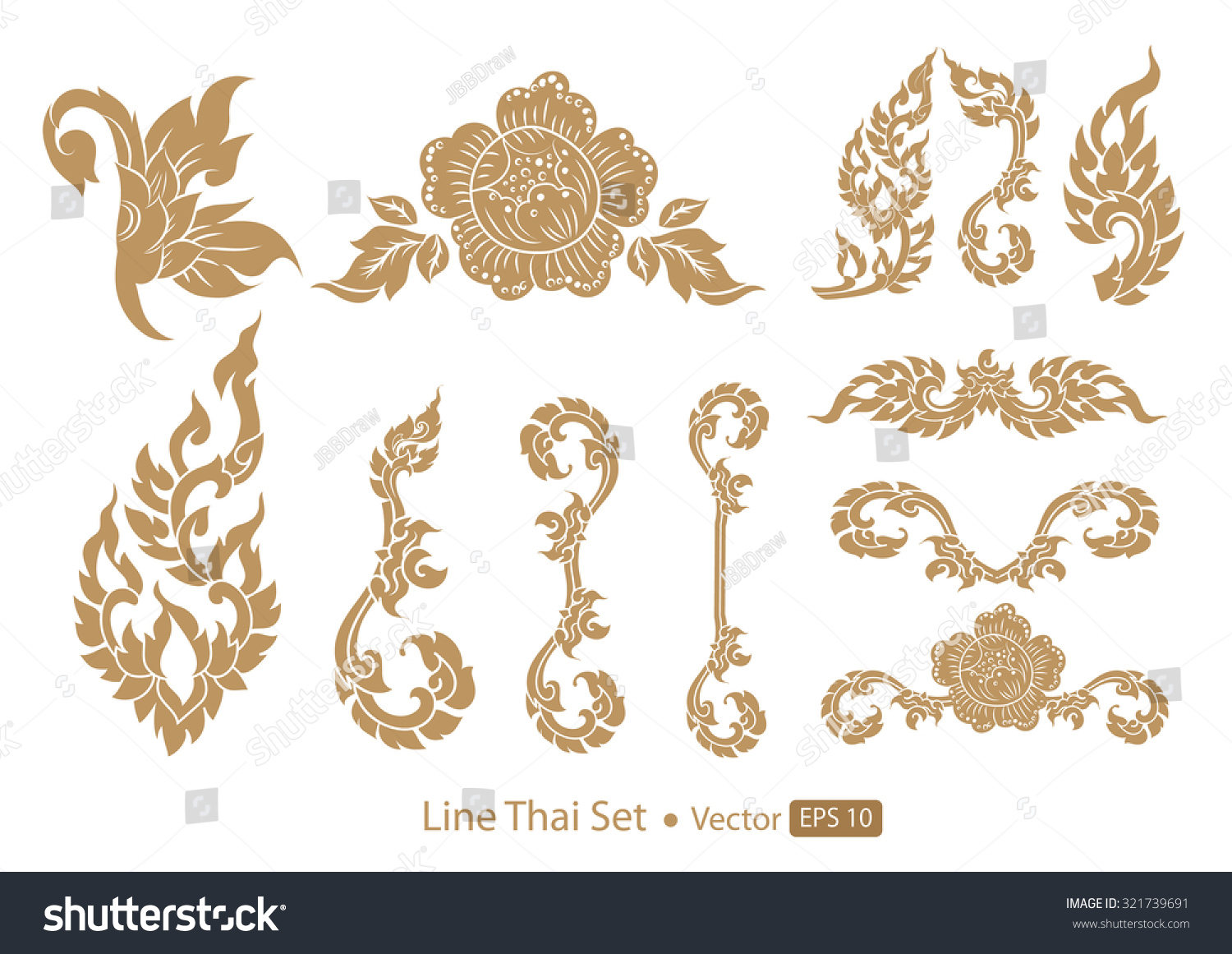 Thai Collection Calligraphic Design Elements Page Stock Vector (Royalty ... Thai Collection Calligraphic Design Elements Page Stock Vector (Royalty ...