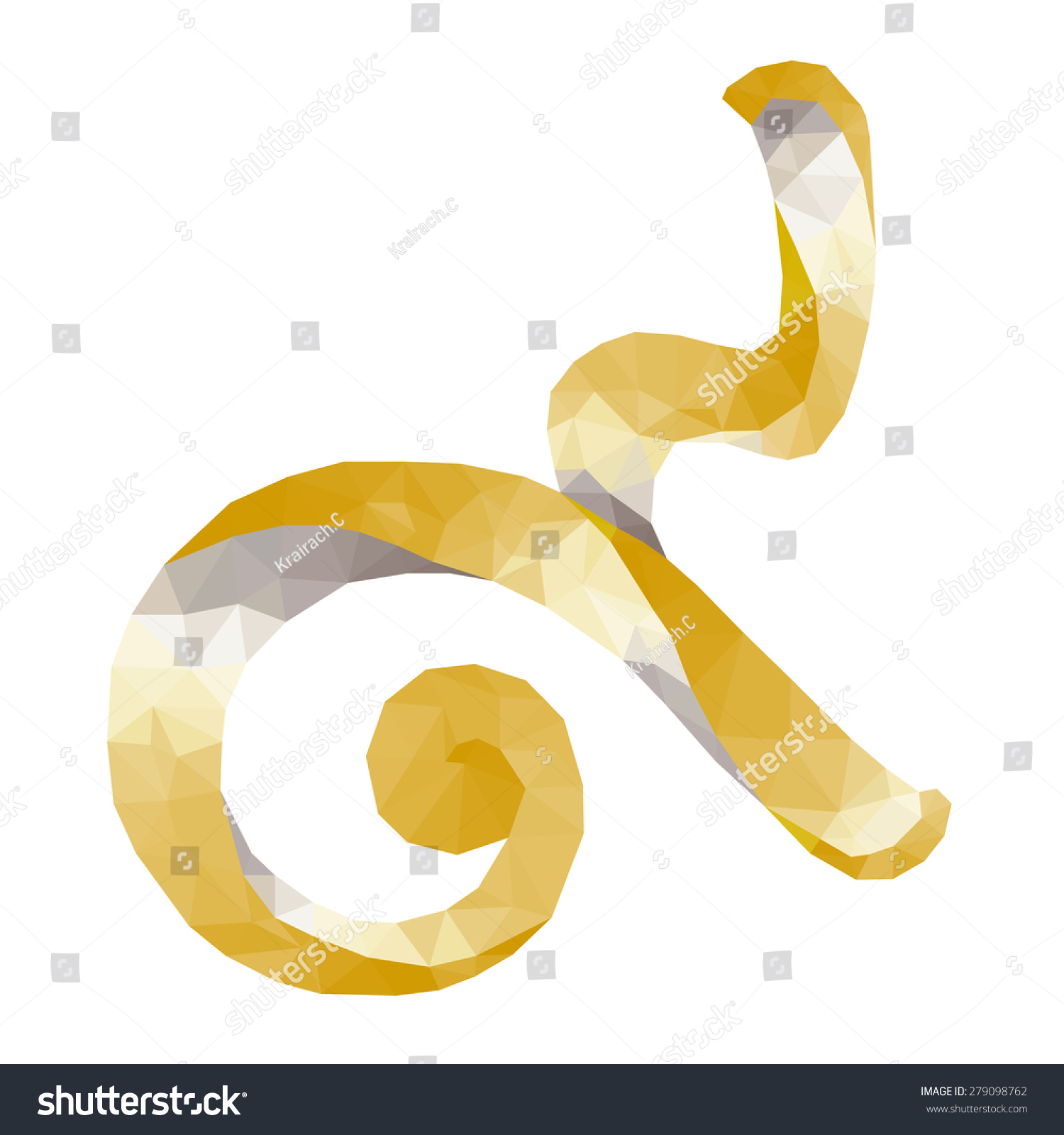Thai Number 9 Geometric Form Stock Vector (Royalty Free) 279098762 ...