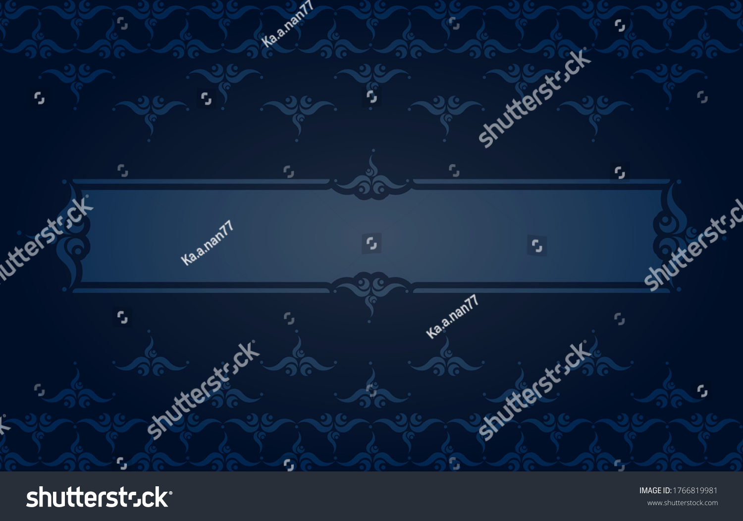 Thai Pattern Template Vector Background Thai Stock Vector (Royalty Free ...