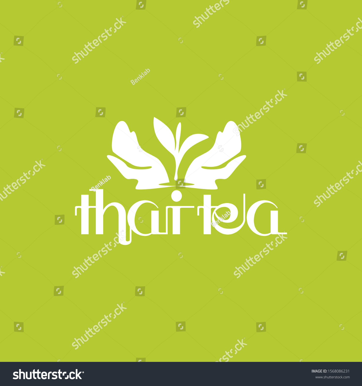 Thai Tea Elephant Logo Design Vector Stock Vector (Royalty Free) 1568086231