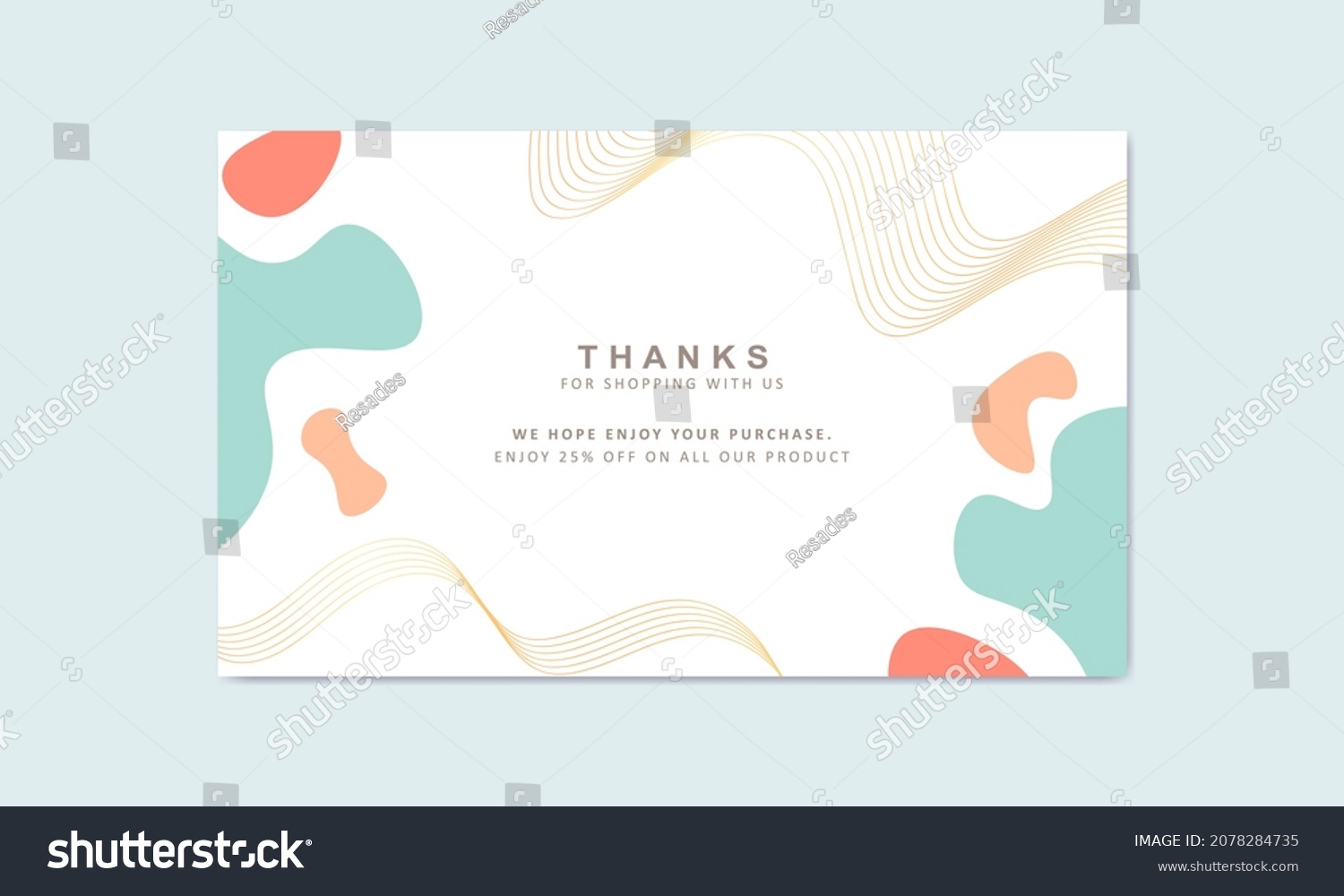 Thanks Card Abstract Background Free Vector Stock Vector (Royalty Free ...