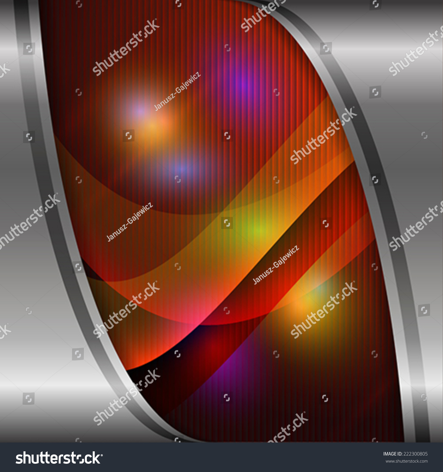 Abstract Metallic Background Stock Vector (Royalty Free) 222300805 ...