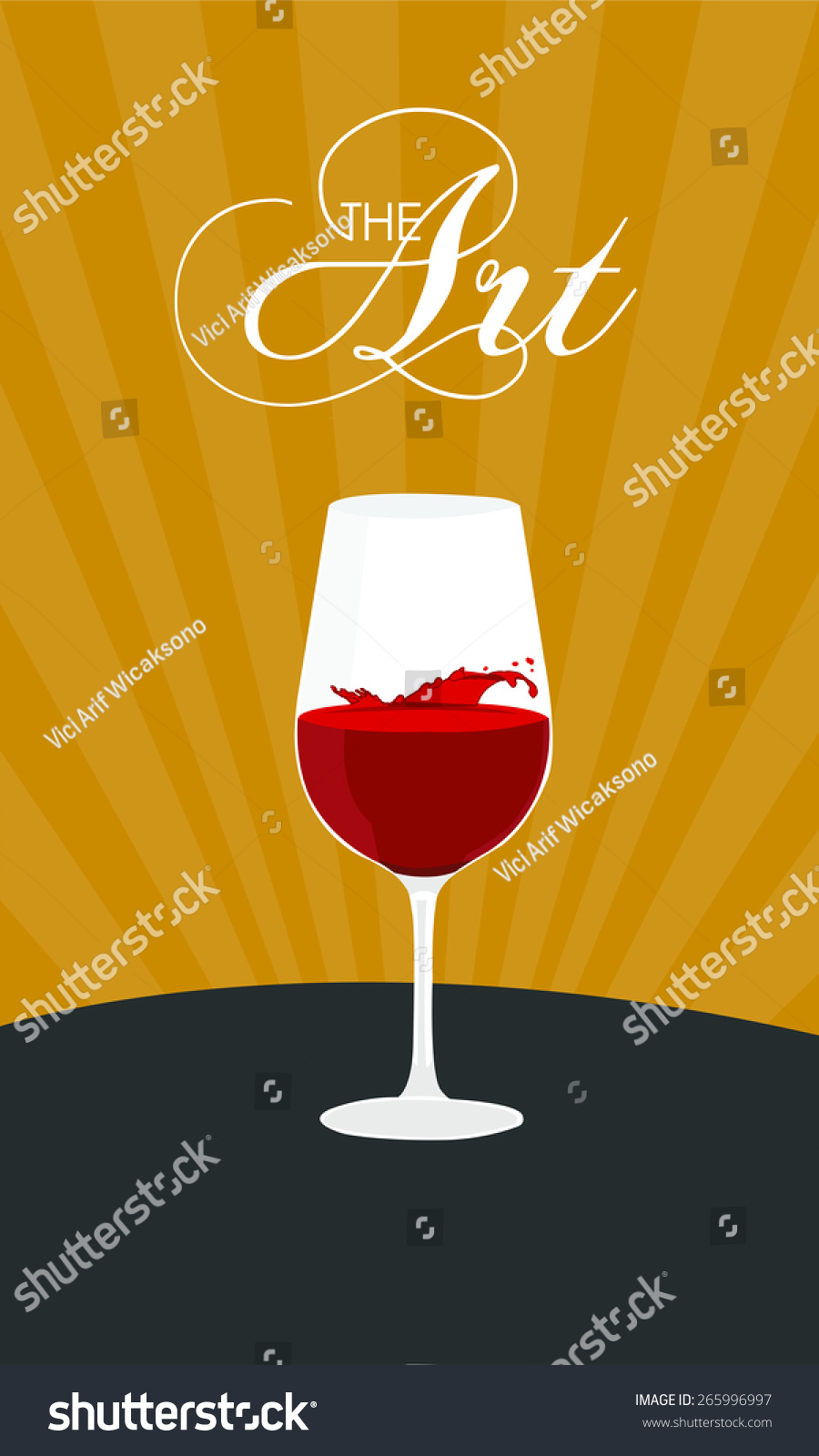 Art Glass Vector Stock Vector (Royalty Free) 265996997 | Shutterstock