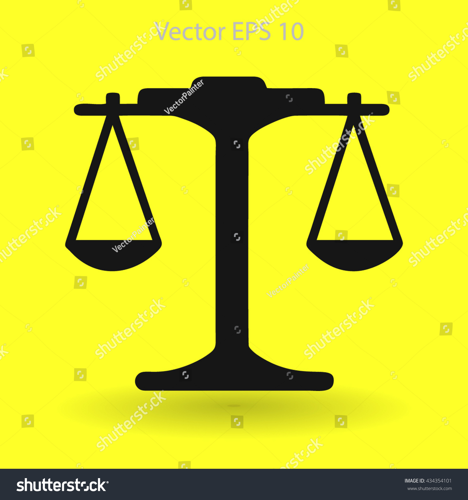 Balance Equilibrium Vector Illustration Stock Vector (Royalty Free ...