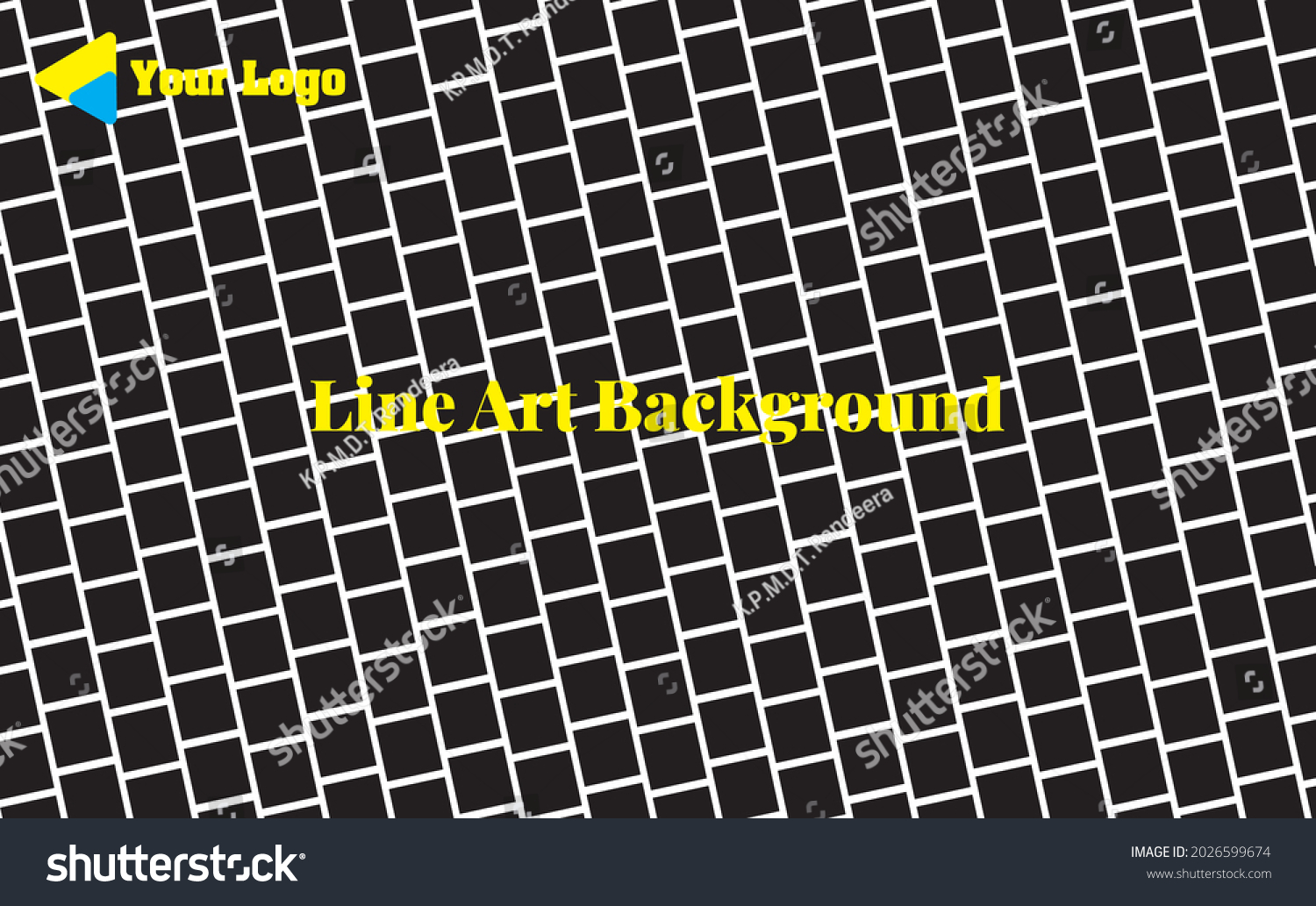 Black Block Pattern Shapes Abstract Background Stock Vector (Royalty ...