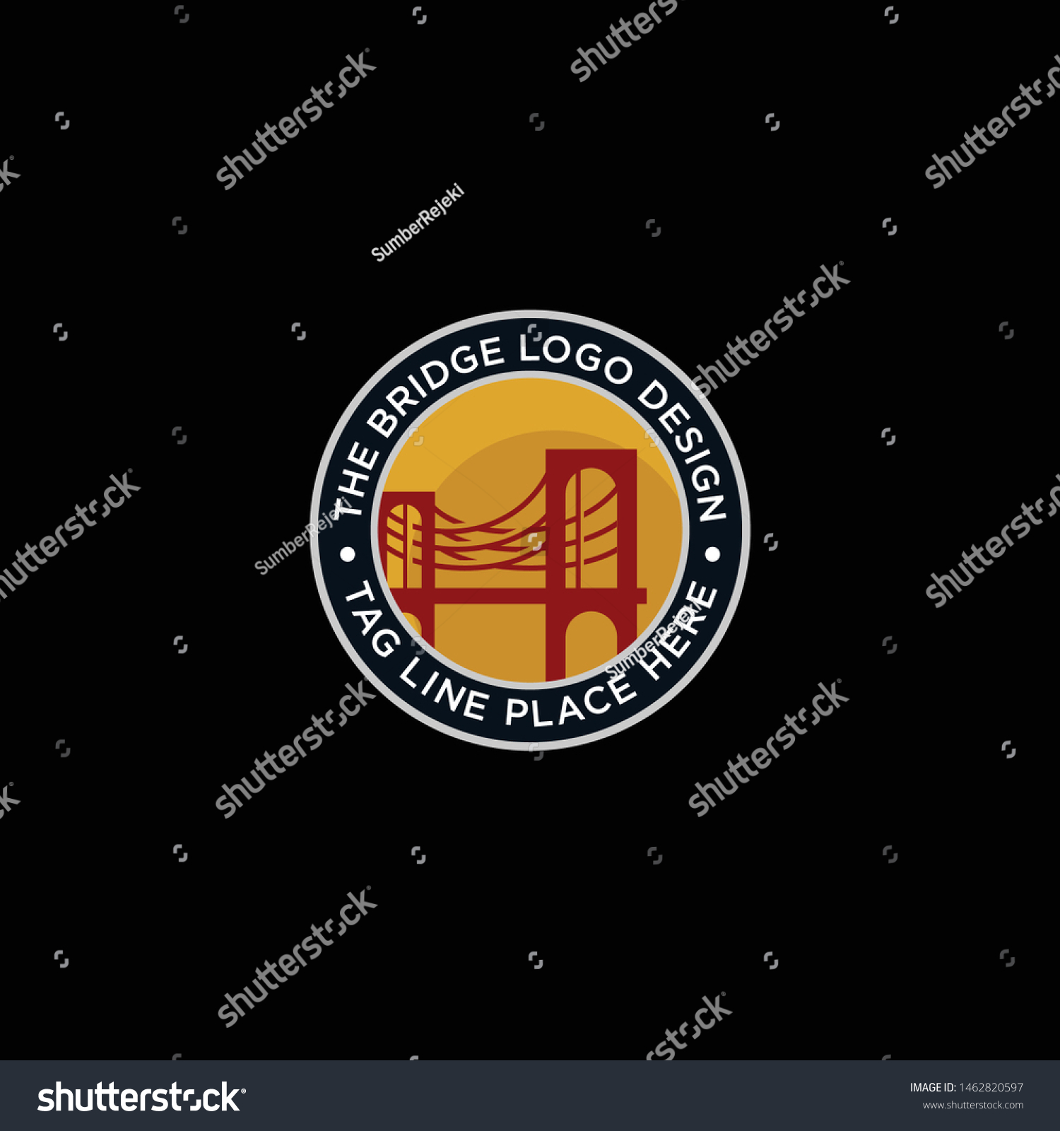 Bridge Logo Design Vector Stock Vector (Royalty Free) 1462820597 ...