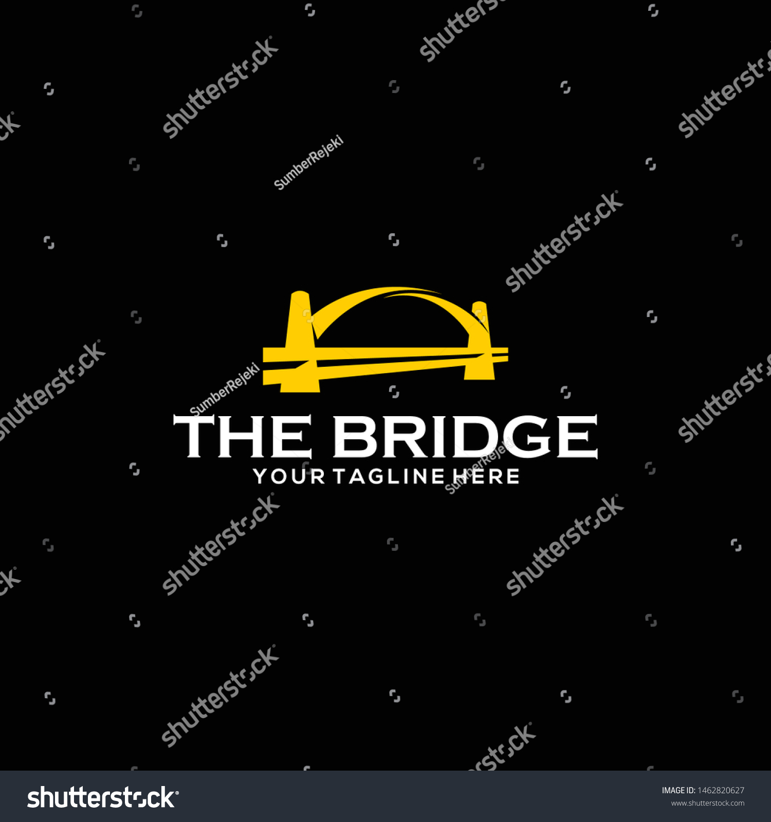Bridge Logo Design Vector Stock Vector (Royalty Free) 1462820627 ...