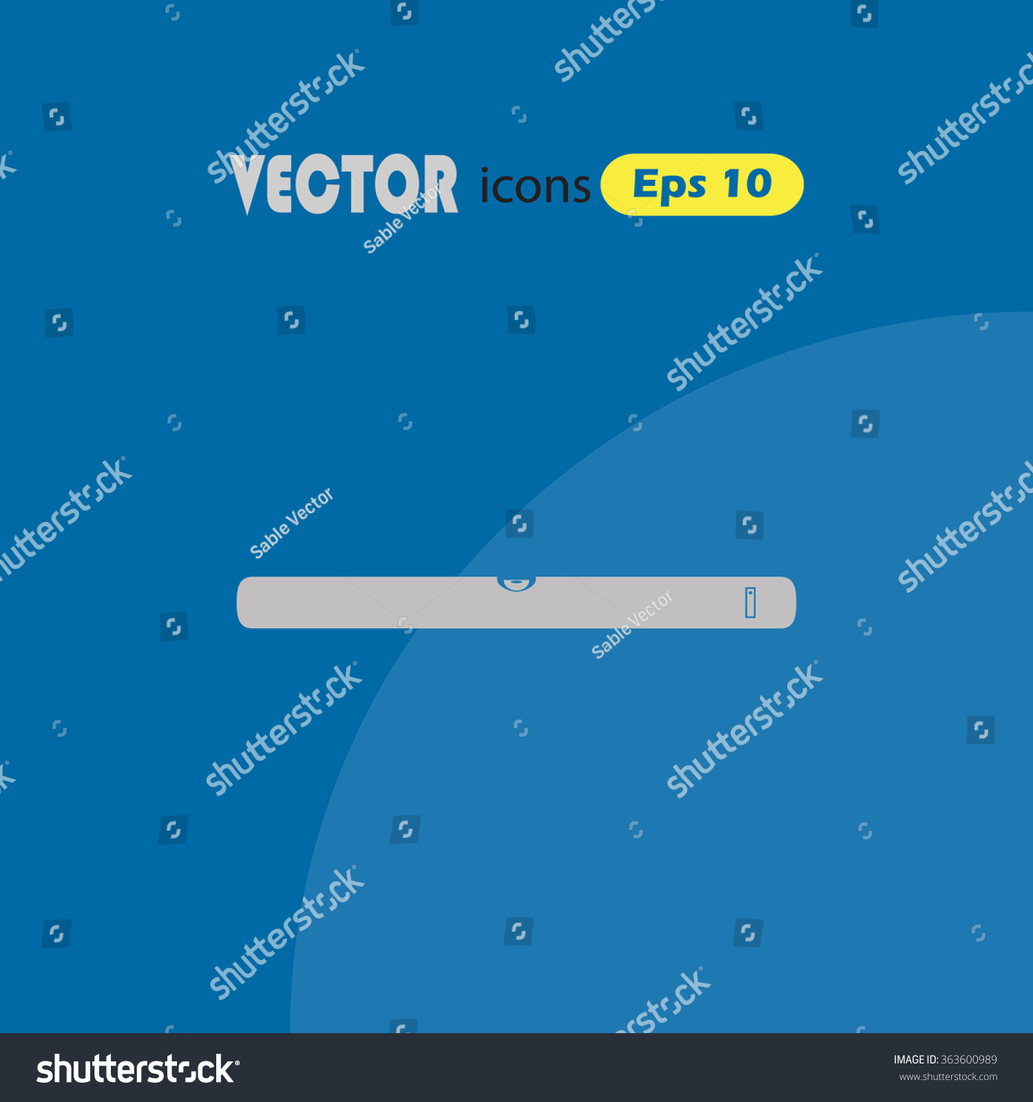 Building Level Icon Bubble Level Symbol Stock Vector (Royalty Free ...