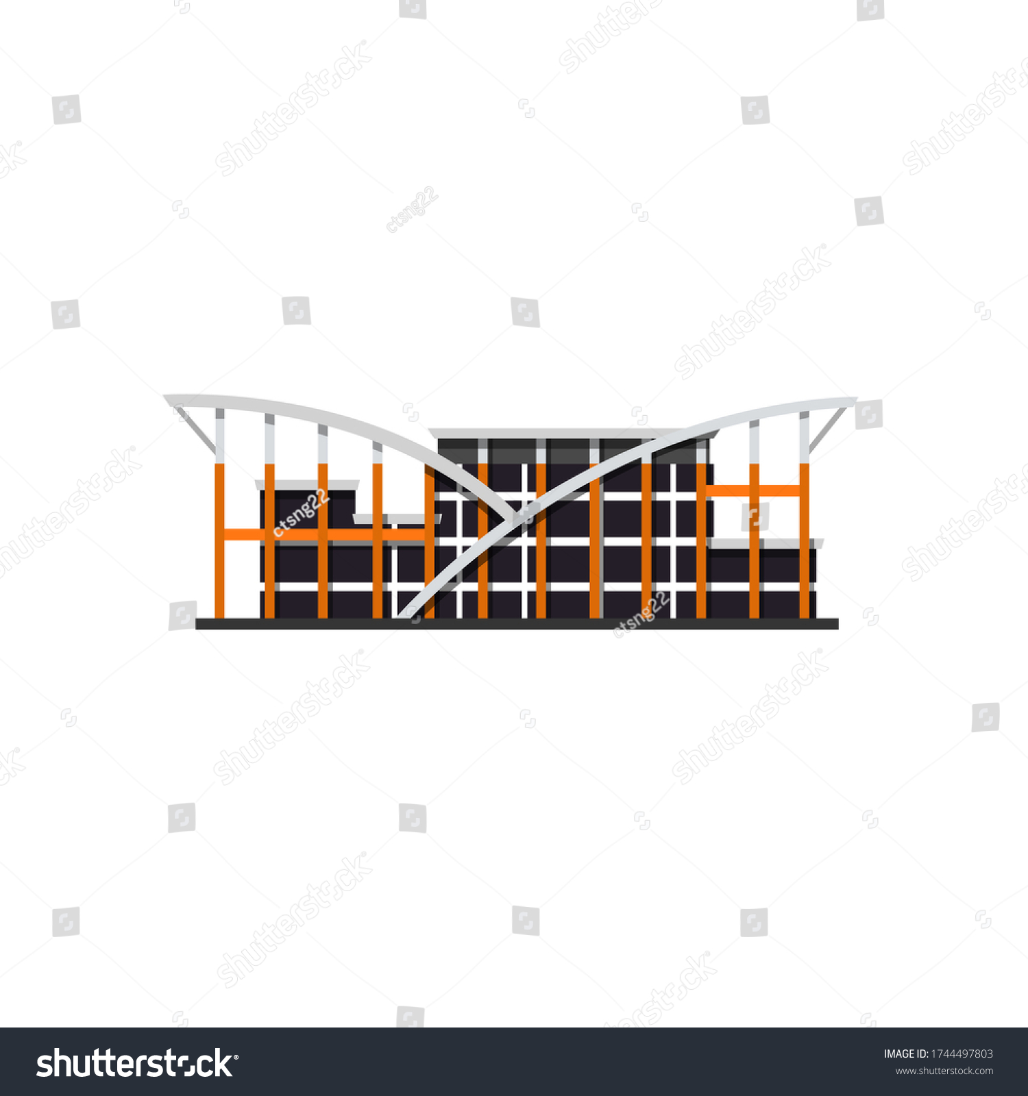Building Soeman Hs Provincial Library Riau Stock Vector (Royalty Free ... Building Soeman Hs Provincial Library Riau Stock Vector (Royalty Free ...